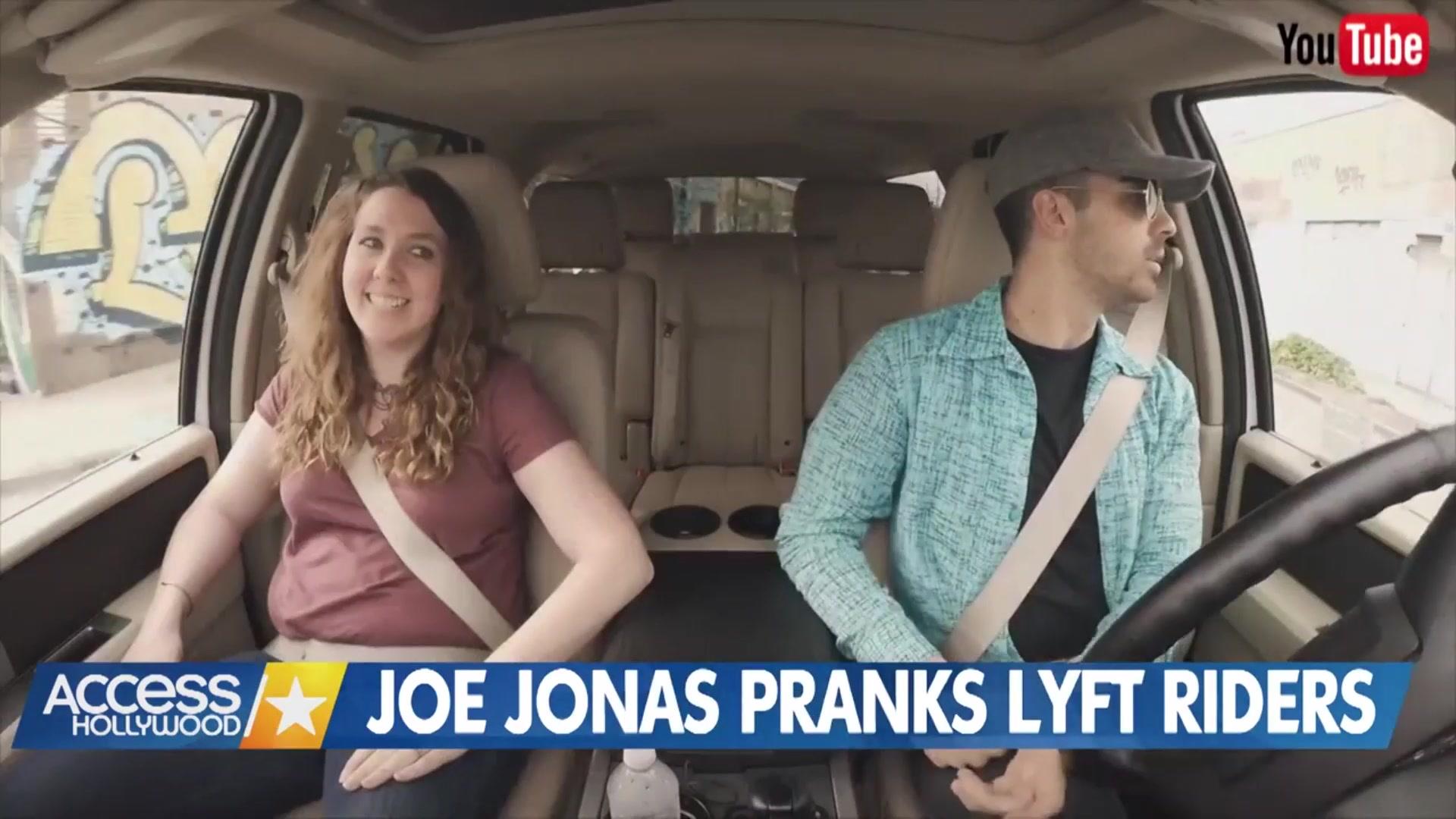 Joe Jonas Goes Undercover As A Lyft Driver & Pranks Unsuspecting Riders ...