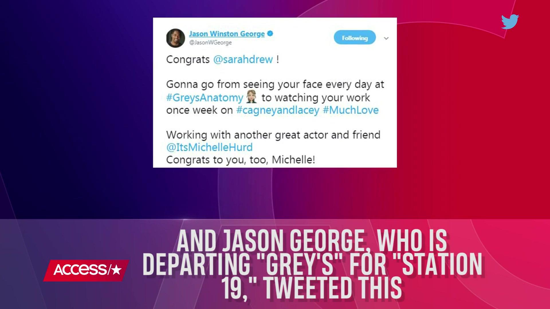 'Grey's Anatomy' Stars Share Support For Sarah Drew Over New 'Cagney ...