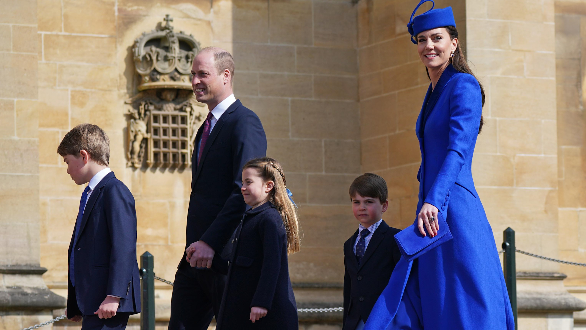 Prince George, Princess Charlotte & Prince Louis Attend Royal Easter Church Service: See The ...