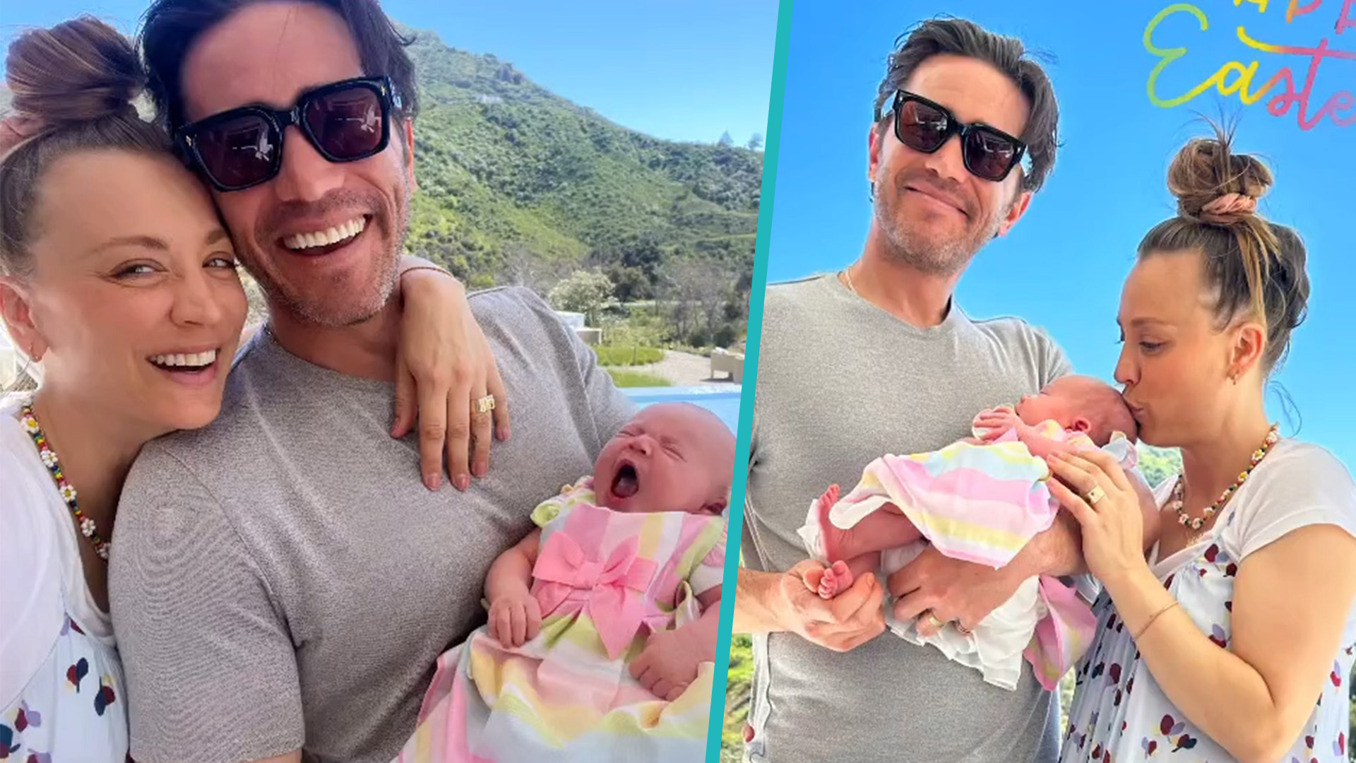 Kaley Cuoco & Tom Pelphrey's Baby Matilda Celebrates First Easter In ...