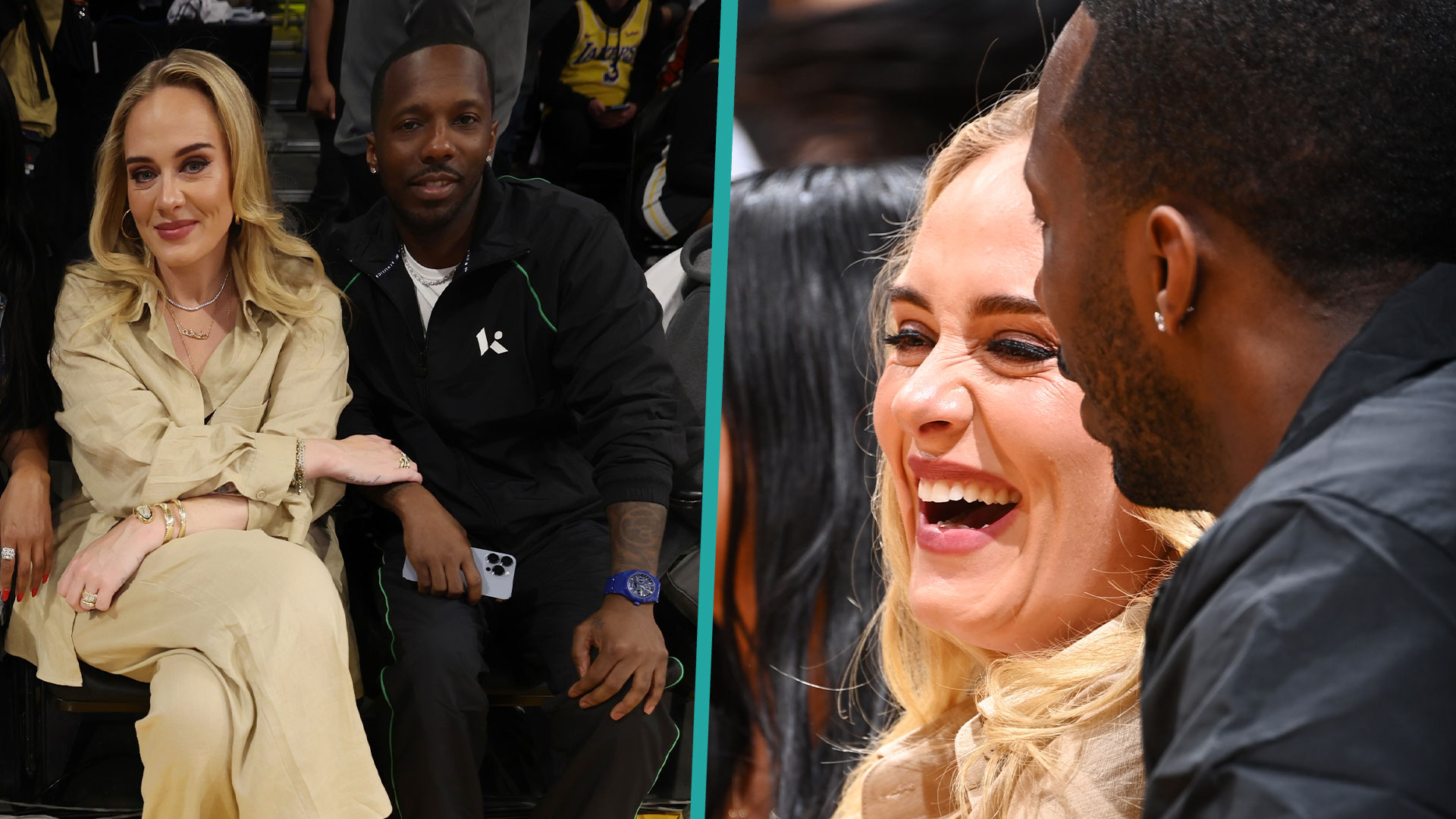 Adele & Rich Paul Have Rare Date Night At NBA Playoff Game Amid Engagement Rumors | Access