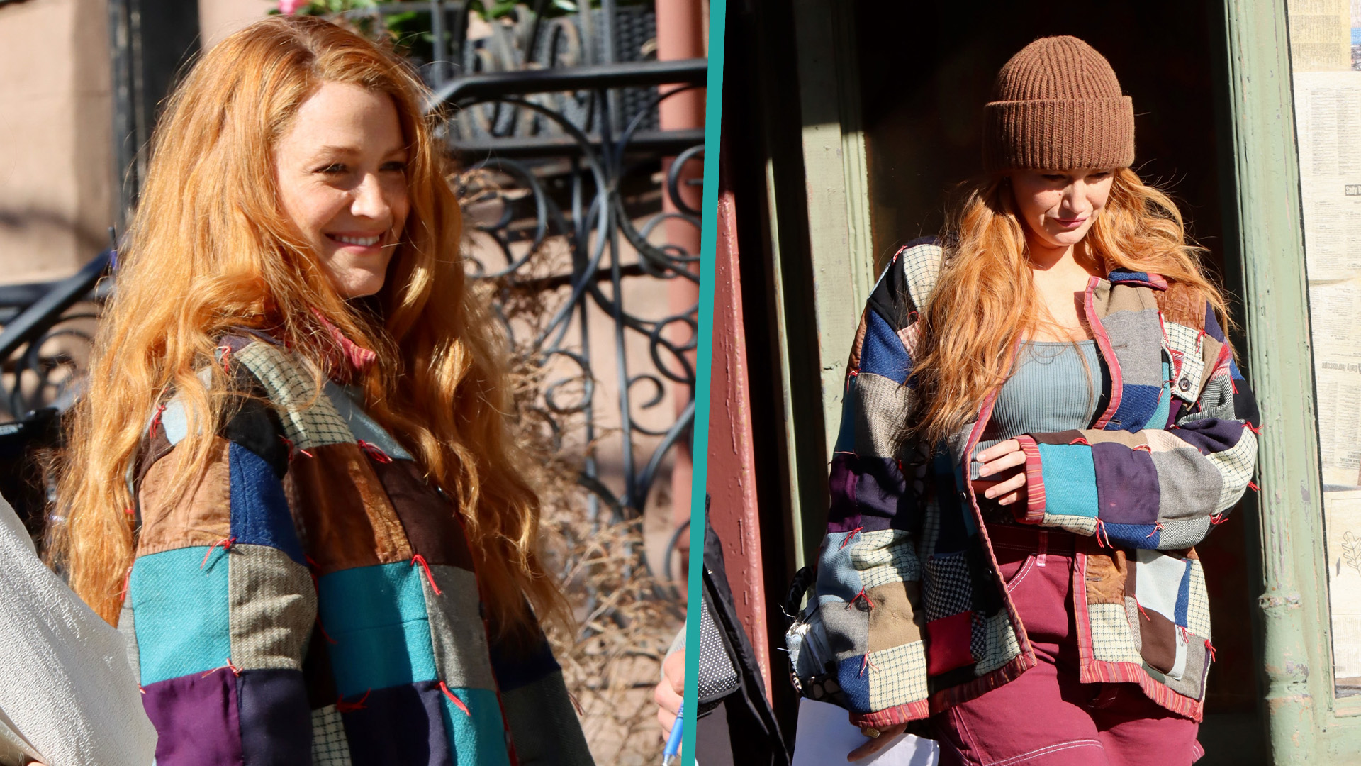 Blake Lively Debuts Red Hair On The Set Of ‘It Ends With Us’ | Access