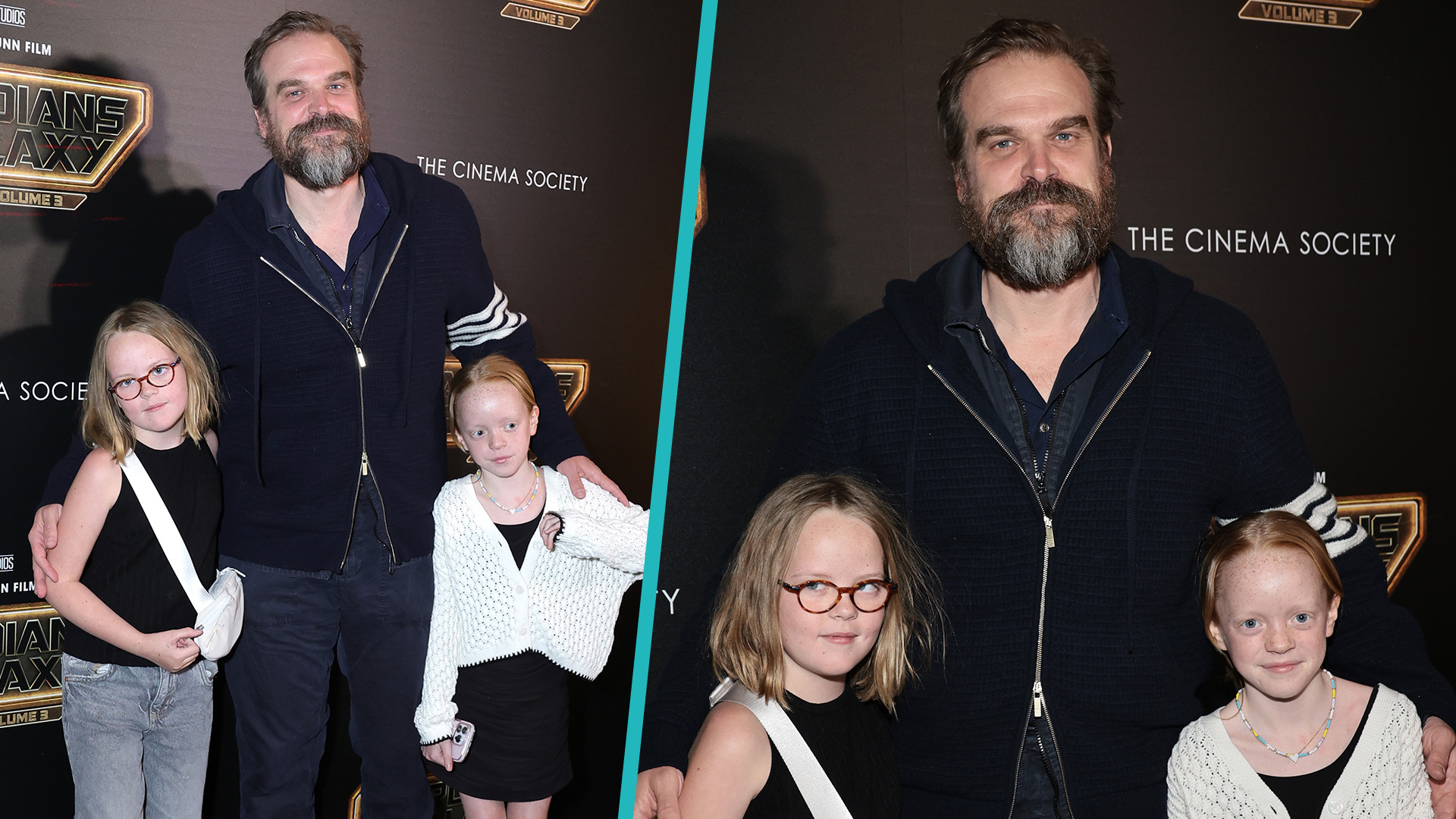 David Harbour Takes Stepdaughters On Movie Date To See 'Guardians Of ...