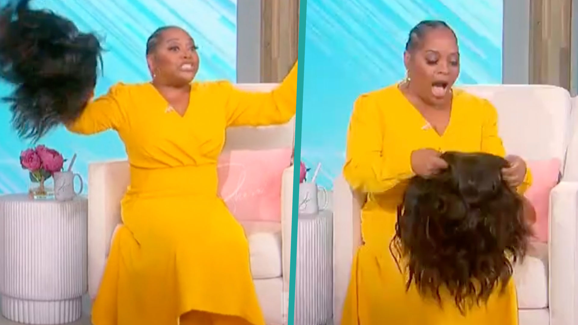 Sherri Shepherd Loses Her Wig On Live TV: 'The Show Must Go On!' | Access