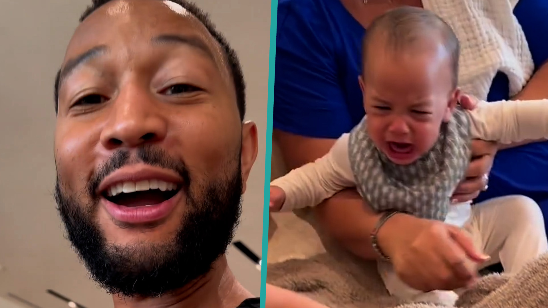 John Legend Captures Baby Esti Saying 'Dada' In Cute Clip: 'I Got Too ...