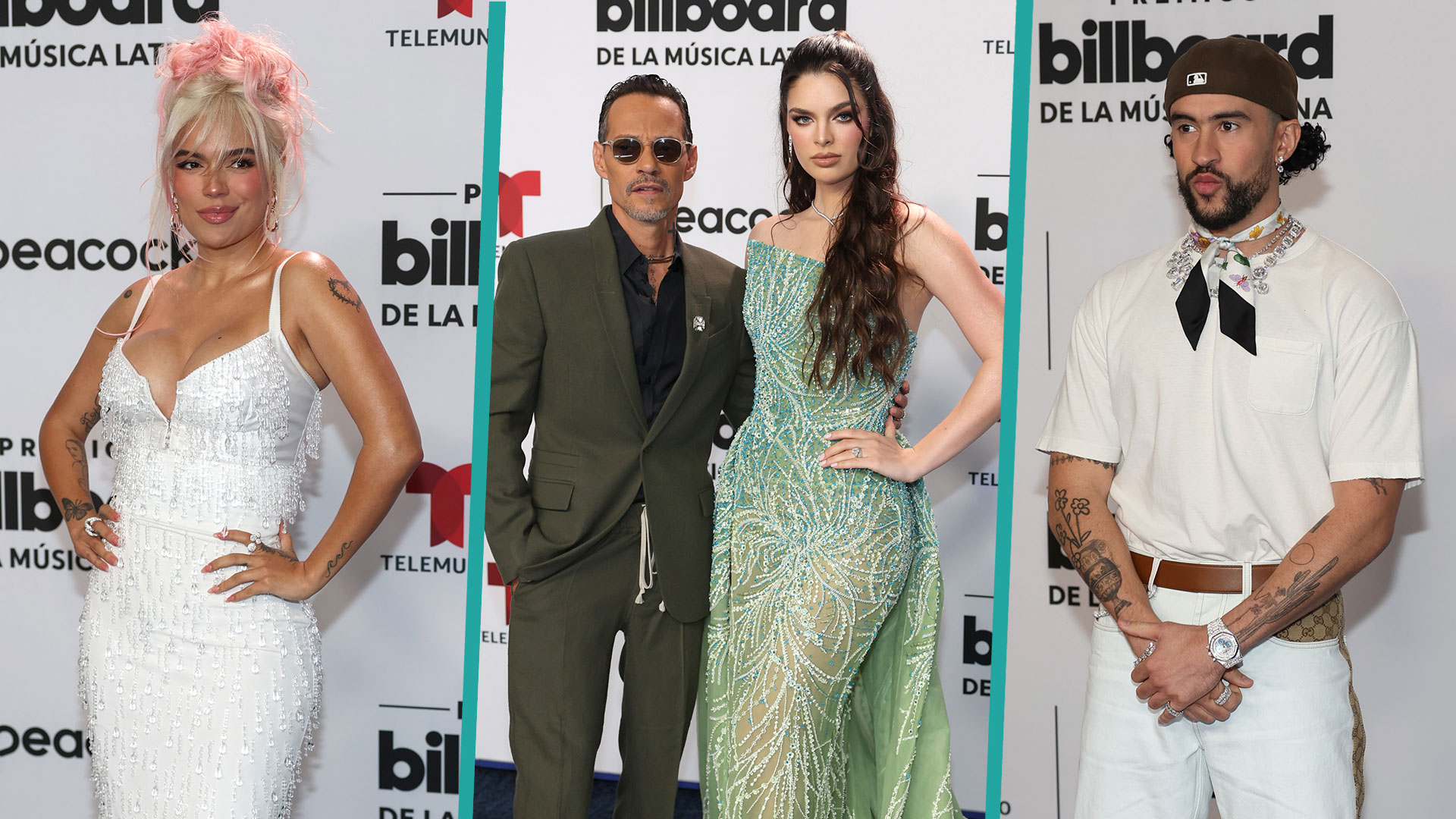 Billboard Latin Music Awards 2023 Red Carpet Fashion: Bad Bunny, Karol ...