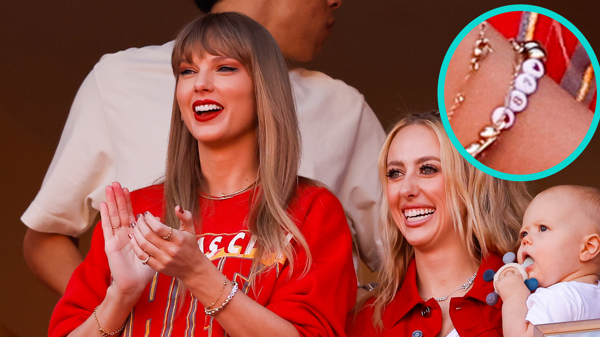 Taylor Swift Wears Travis Kelce Bracelet During Kansas City Chiefs Game | Access