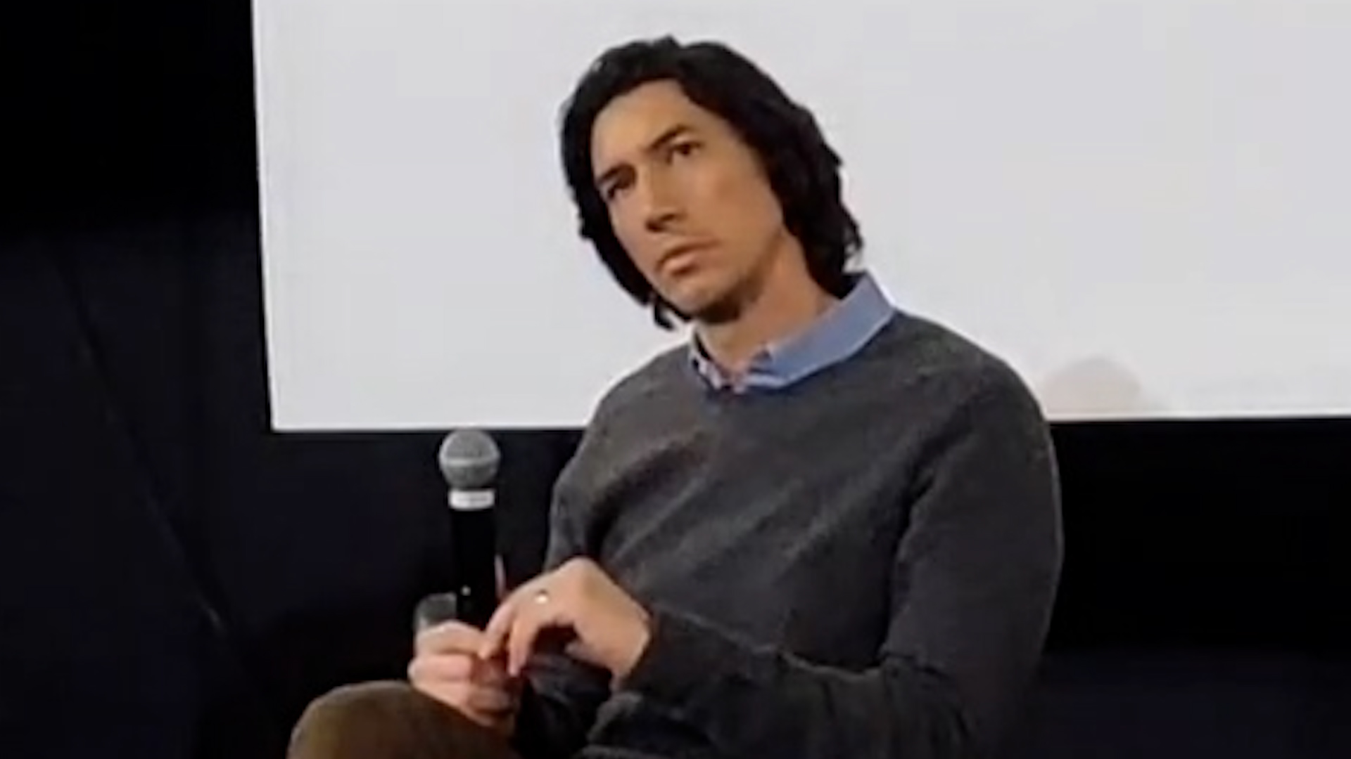 Adam Driver Tells ‘Ferrari’ Audience Member ‘F--- You’ At Film Festival During Awkward Q&A | Access