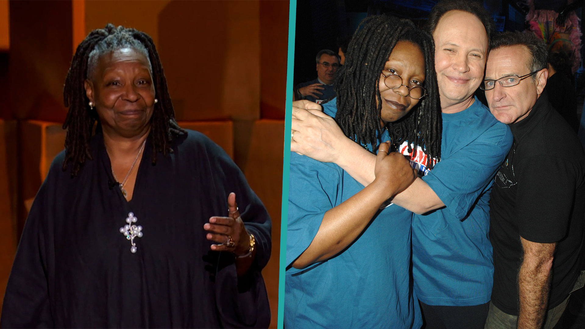Whoopi Goldberg Cries During Billy Crystal Kennedy Honors Speech While Remembering Robin ...
