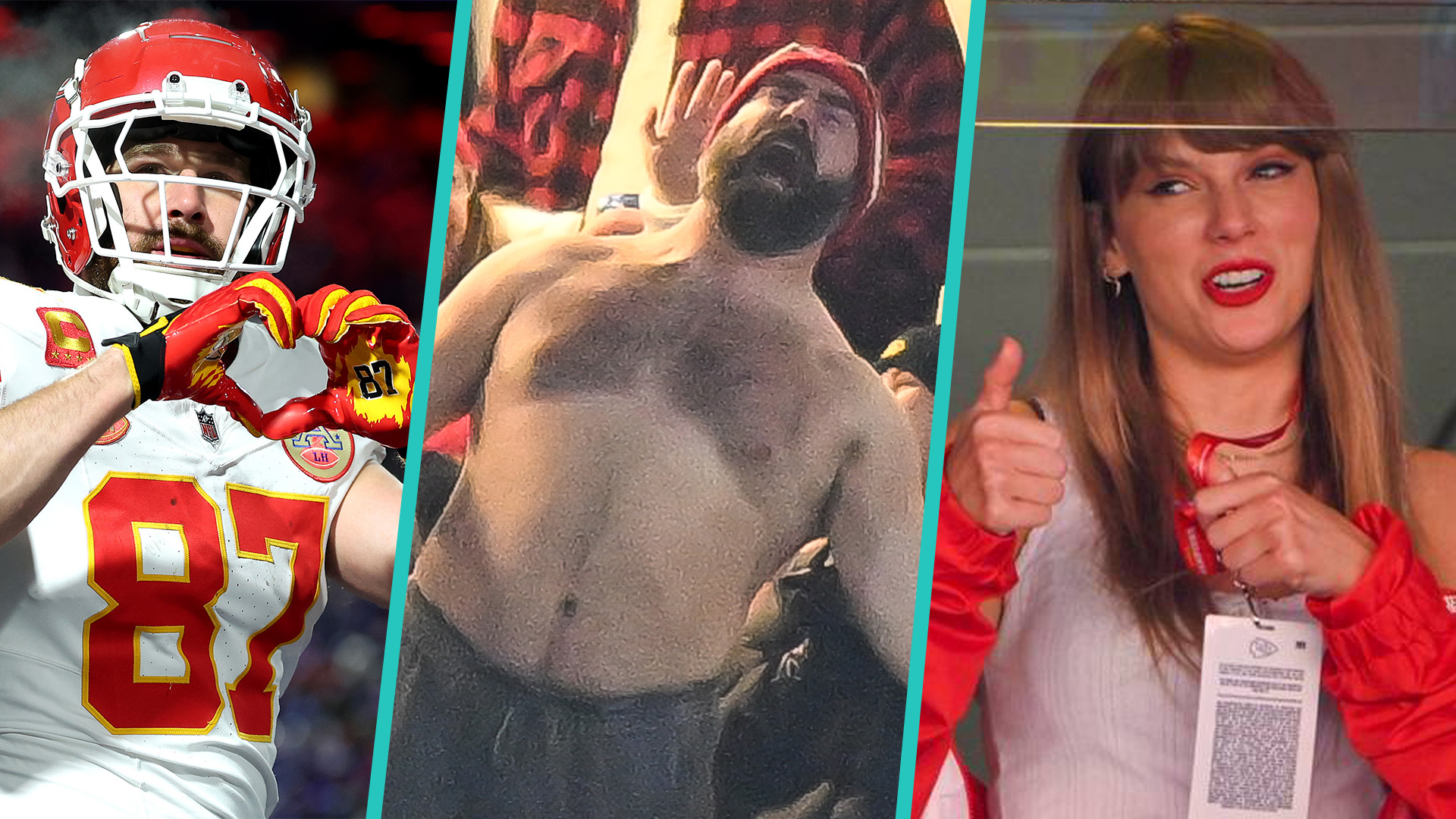 Taylor Swift 'Loved' Travis Kelce's Brother Jason After They Met Right Before Viral Shirtless ...
