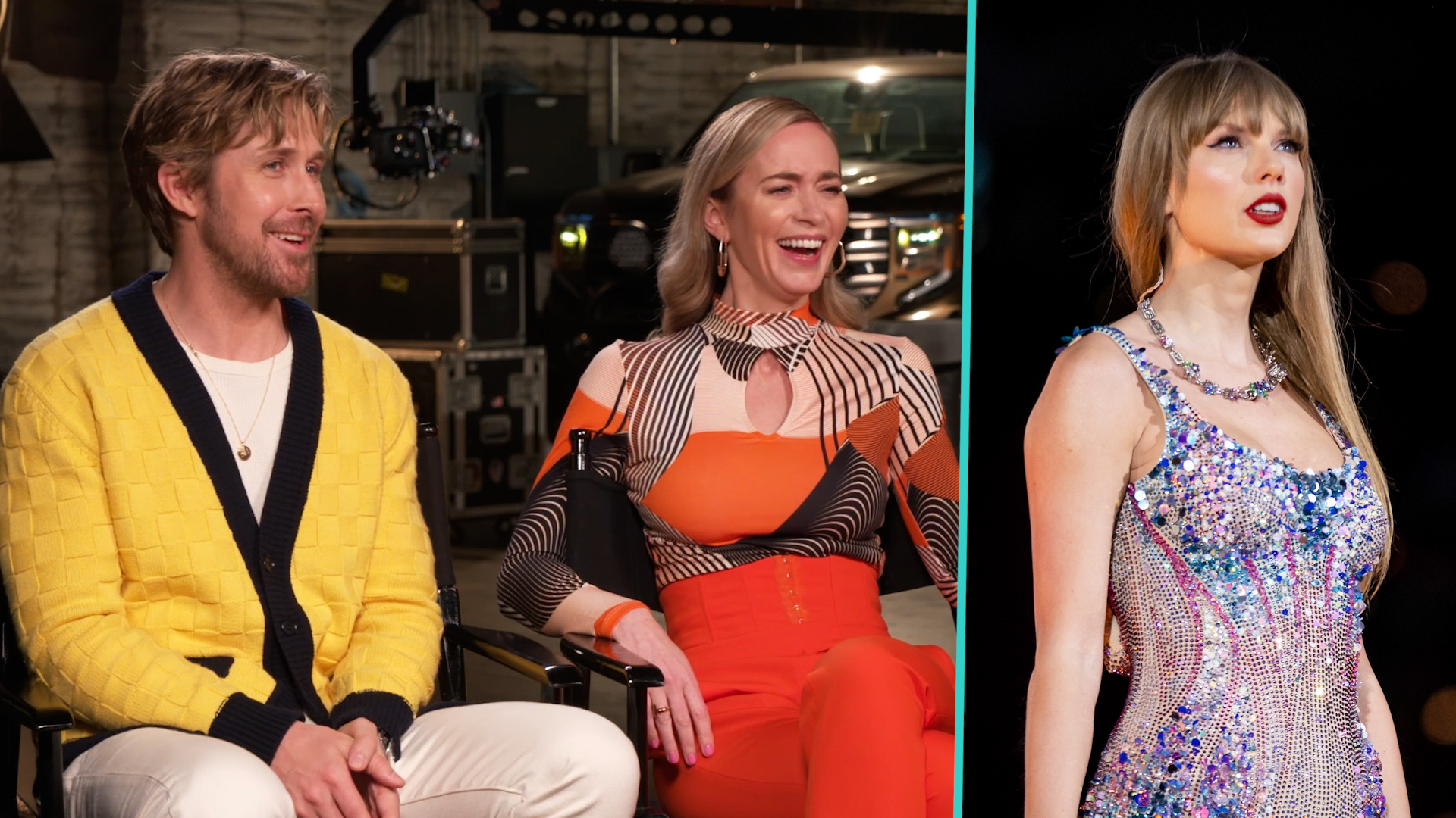 Ryan Gosling & Emily Blunt Spill On Their Taylor Swift Fandom & Epic ...