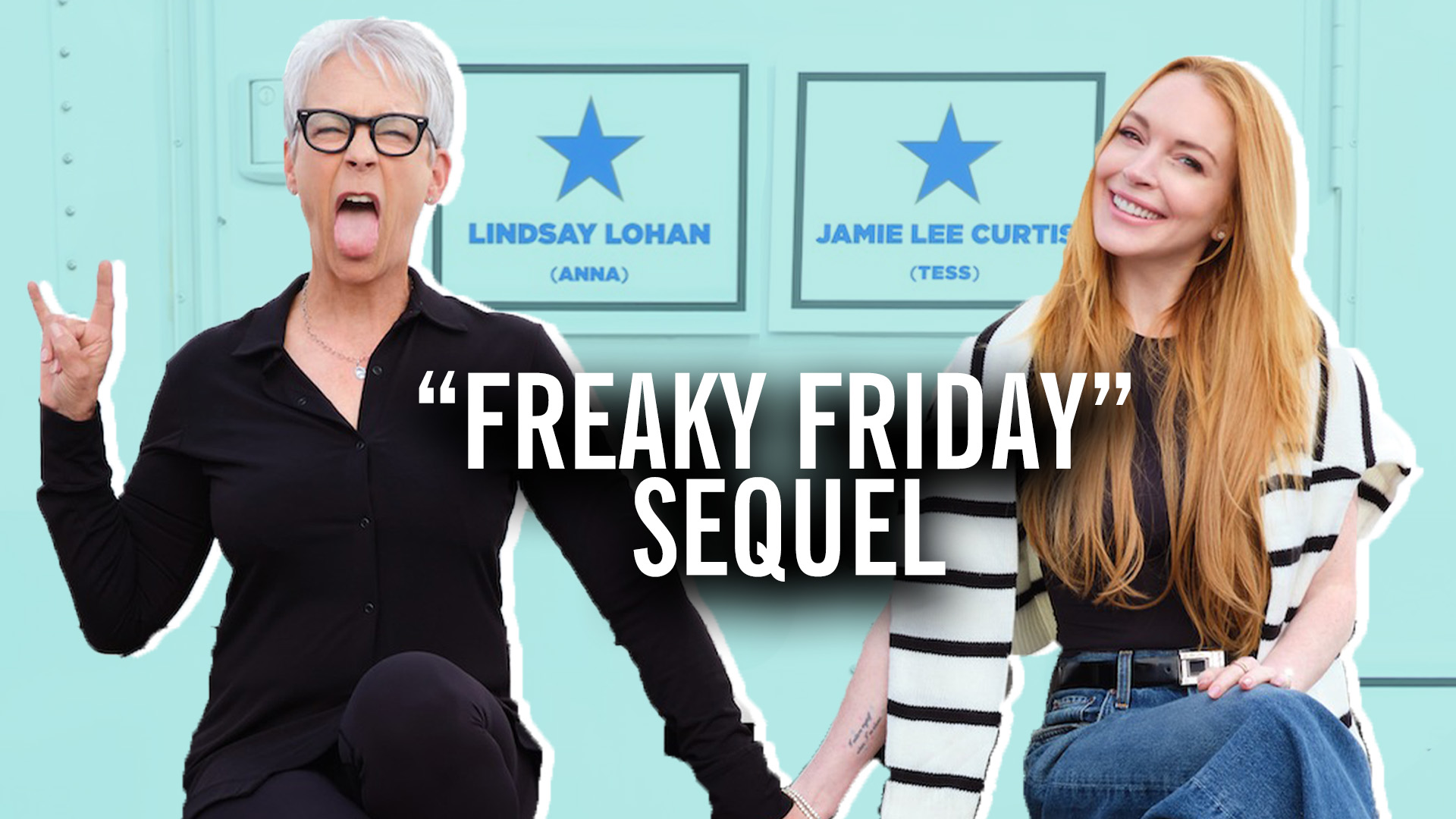 Lindsay Lohan & Jamie Lee Curtis Are Back On Set As 'Freaky Friday' 2 Begins Filming | Access