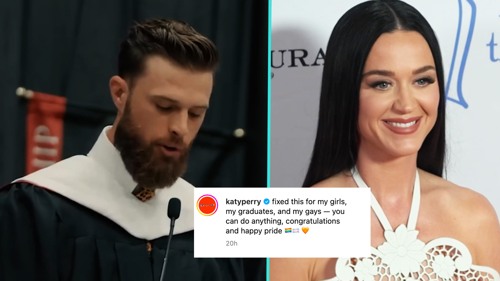 Katy Perry Edits Chiefs Kicker Harrison Butker Controversial ...