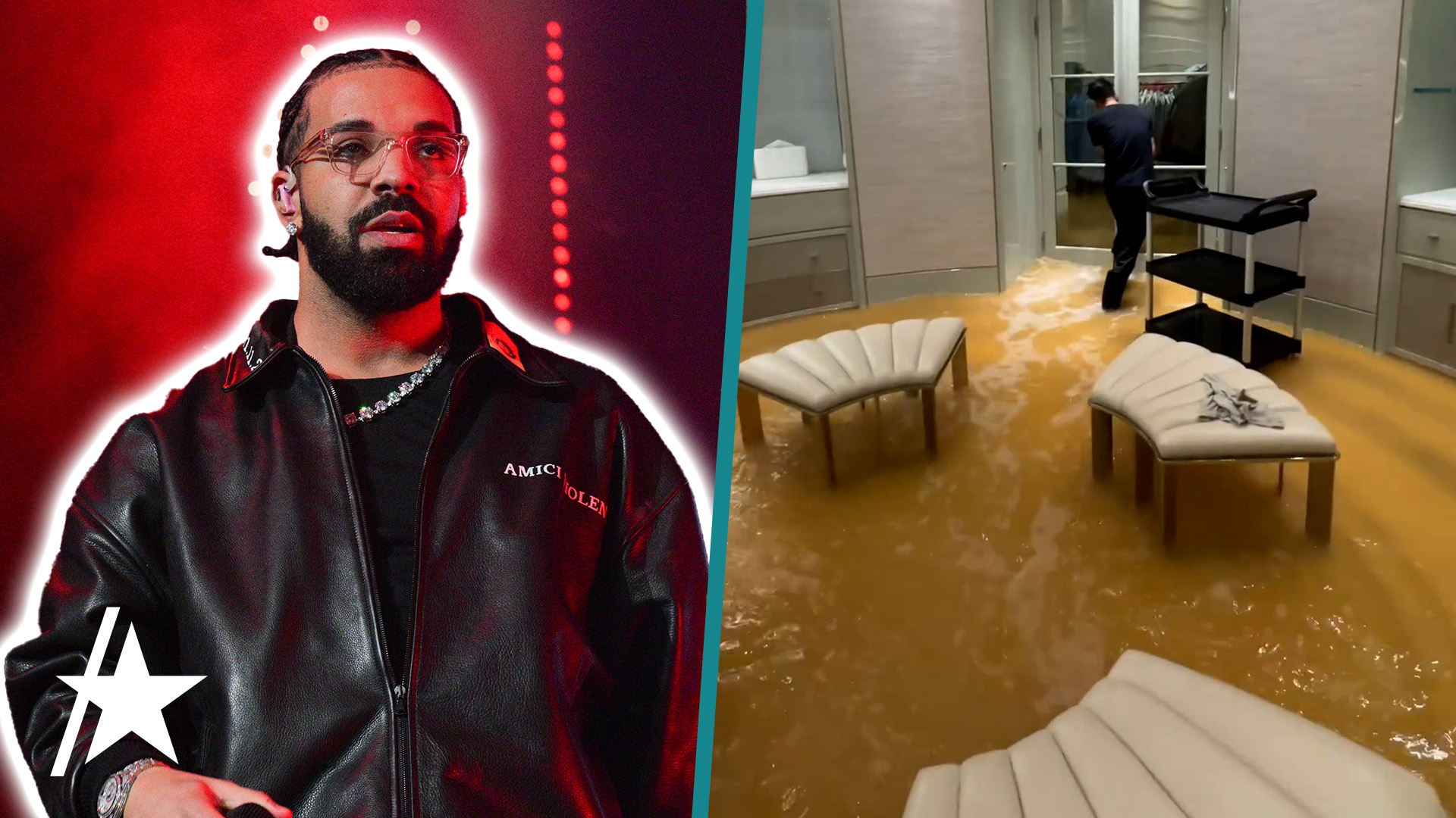 Drake Shares Video of Flood Waters Rushing Into His House: 'This Better ...