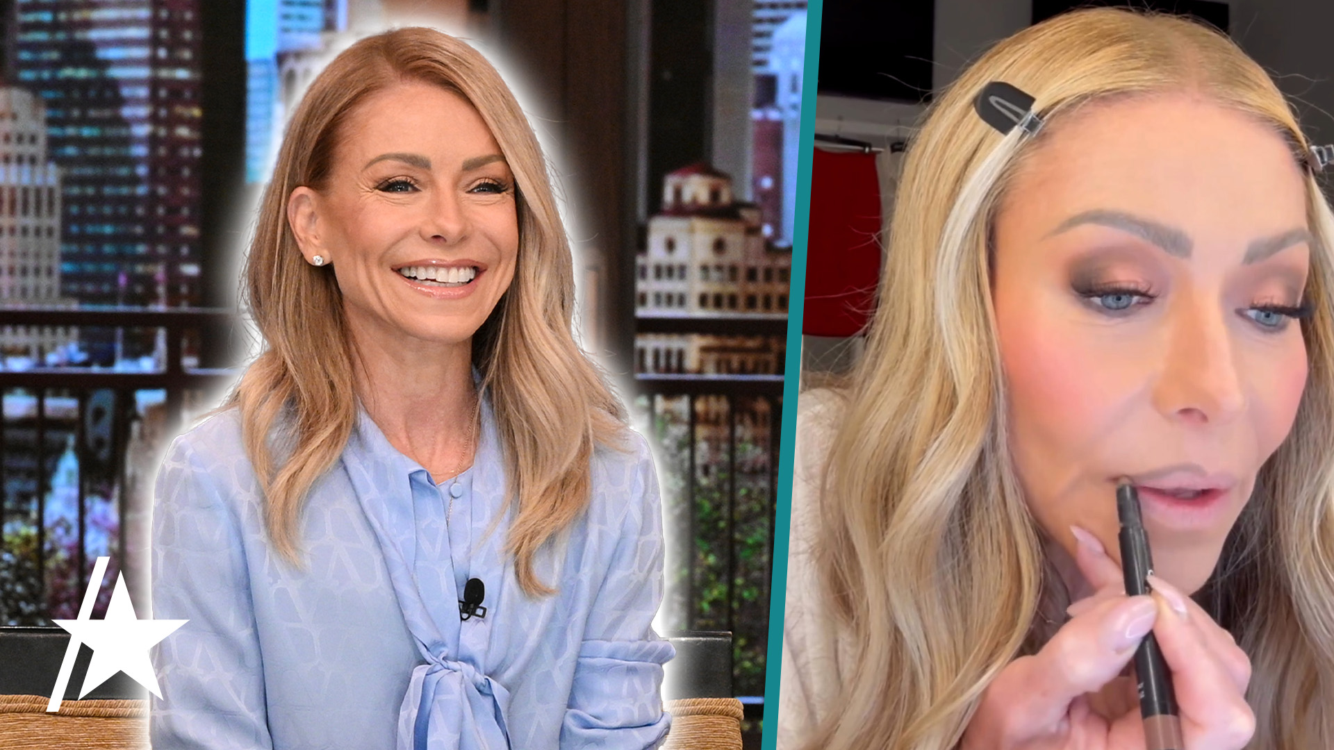 Kelly Ripa Shuts Down Lip Filler Rumors With Makeup Tutorial Revealing ...
