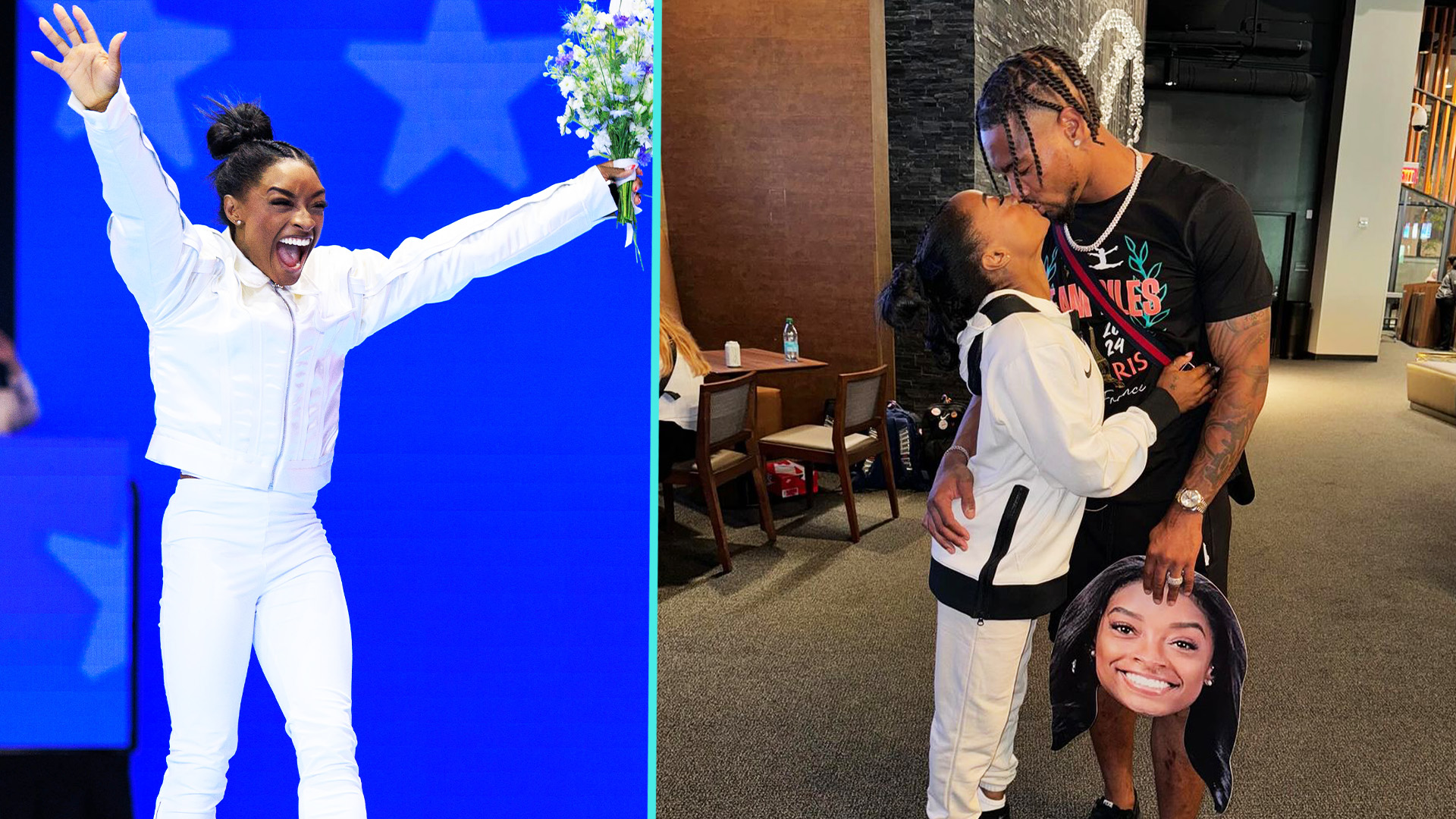 Simone Biles' Husband Jonathan Owens 'Speechless' As She Makes Olympics ...