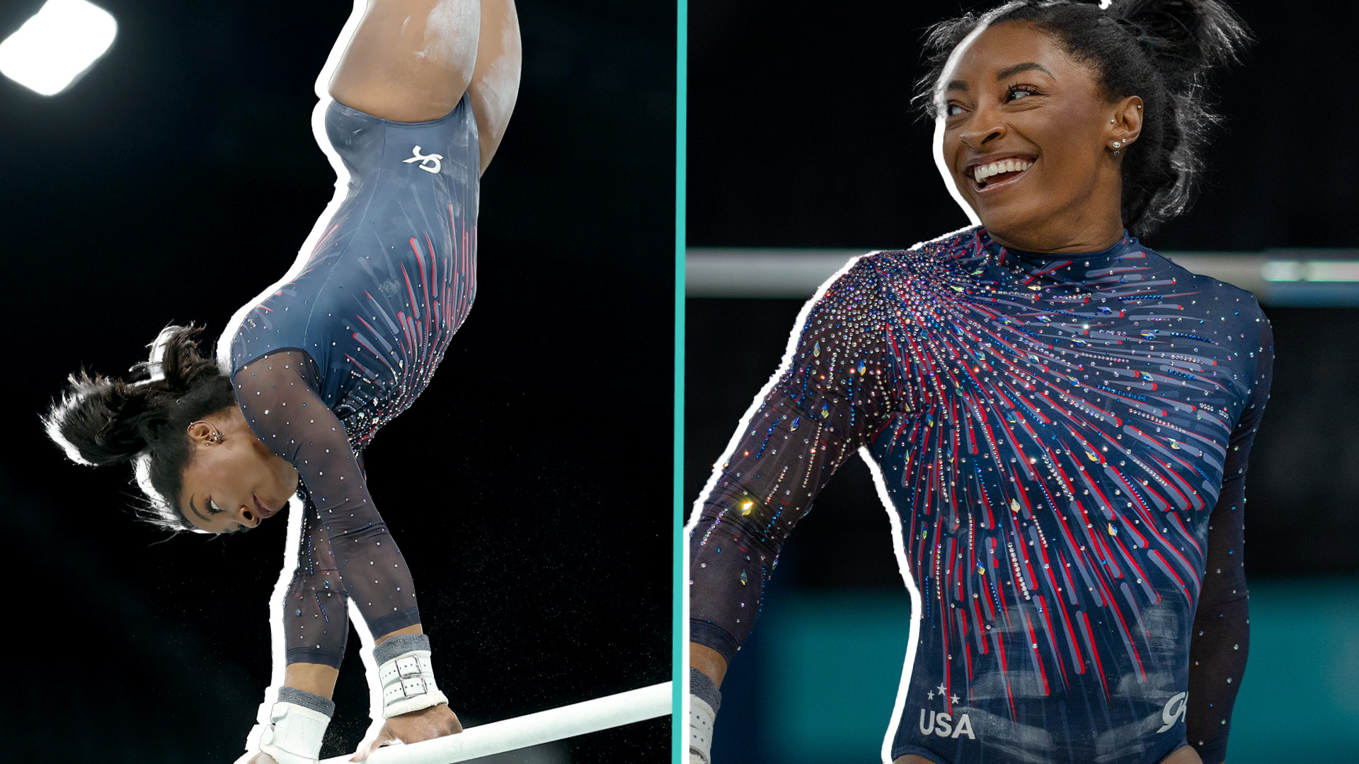 See Simone Biles Nail Paris Olympics Practice Routines From Every Angle ...