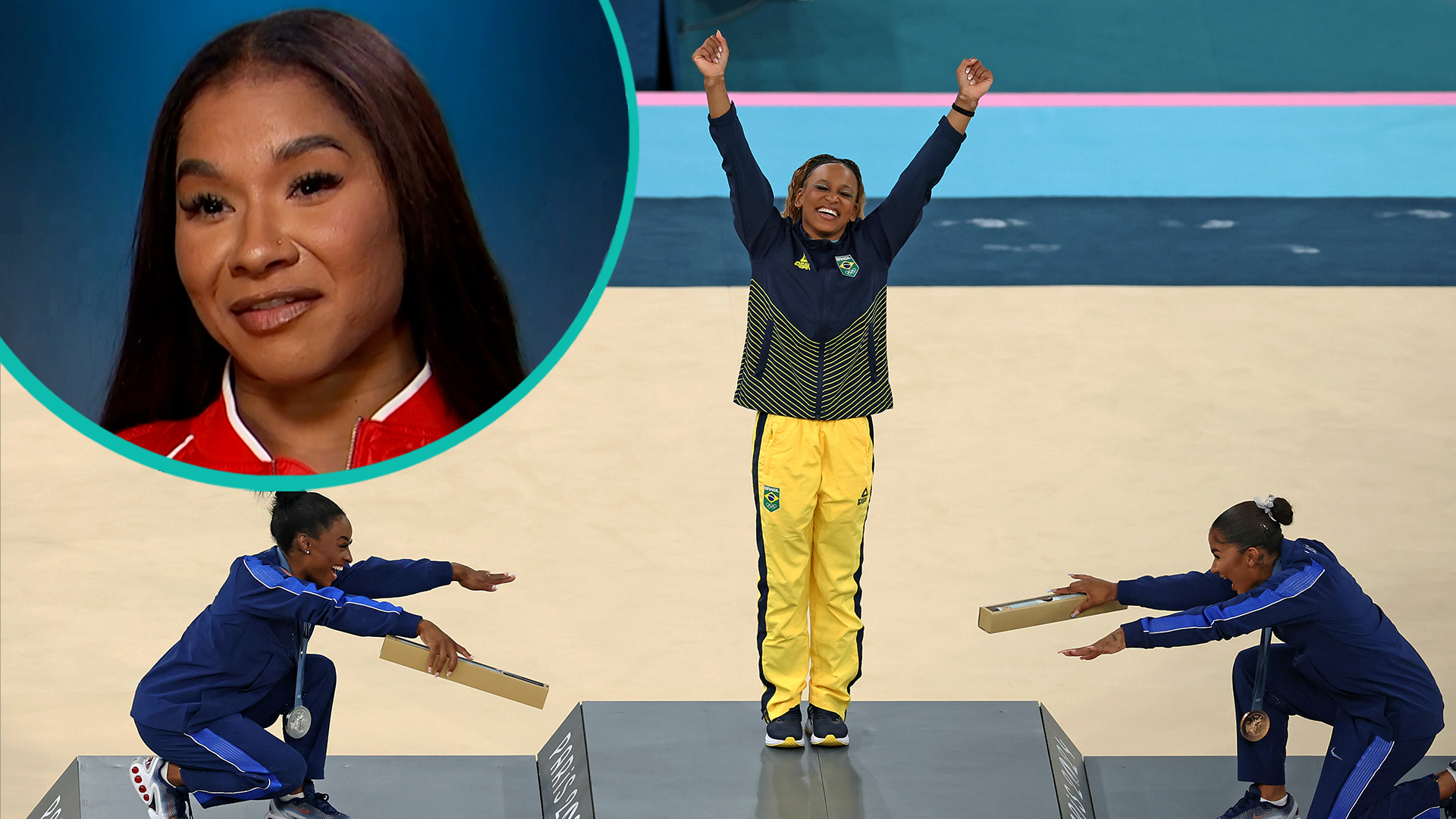 Jordan Chiles Opens Up About Bowing For Rebeca Andrade With Simone ...