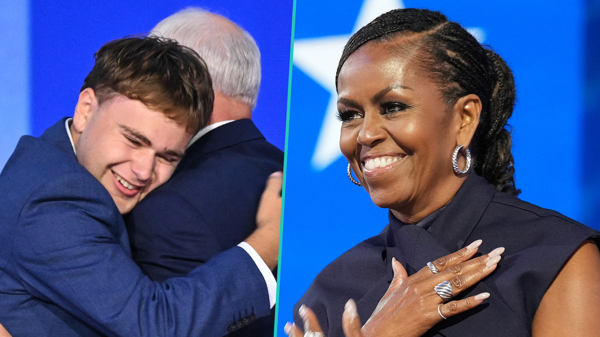 Michelle Obama Defends Gus Walz After Emotional DNC Moment With Dad Tim ... Michelle Obama Defends Gus Walz After Emotional DNC Moment With Dad Tim ...