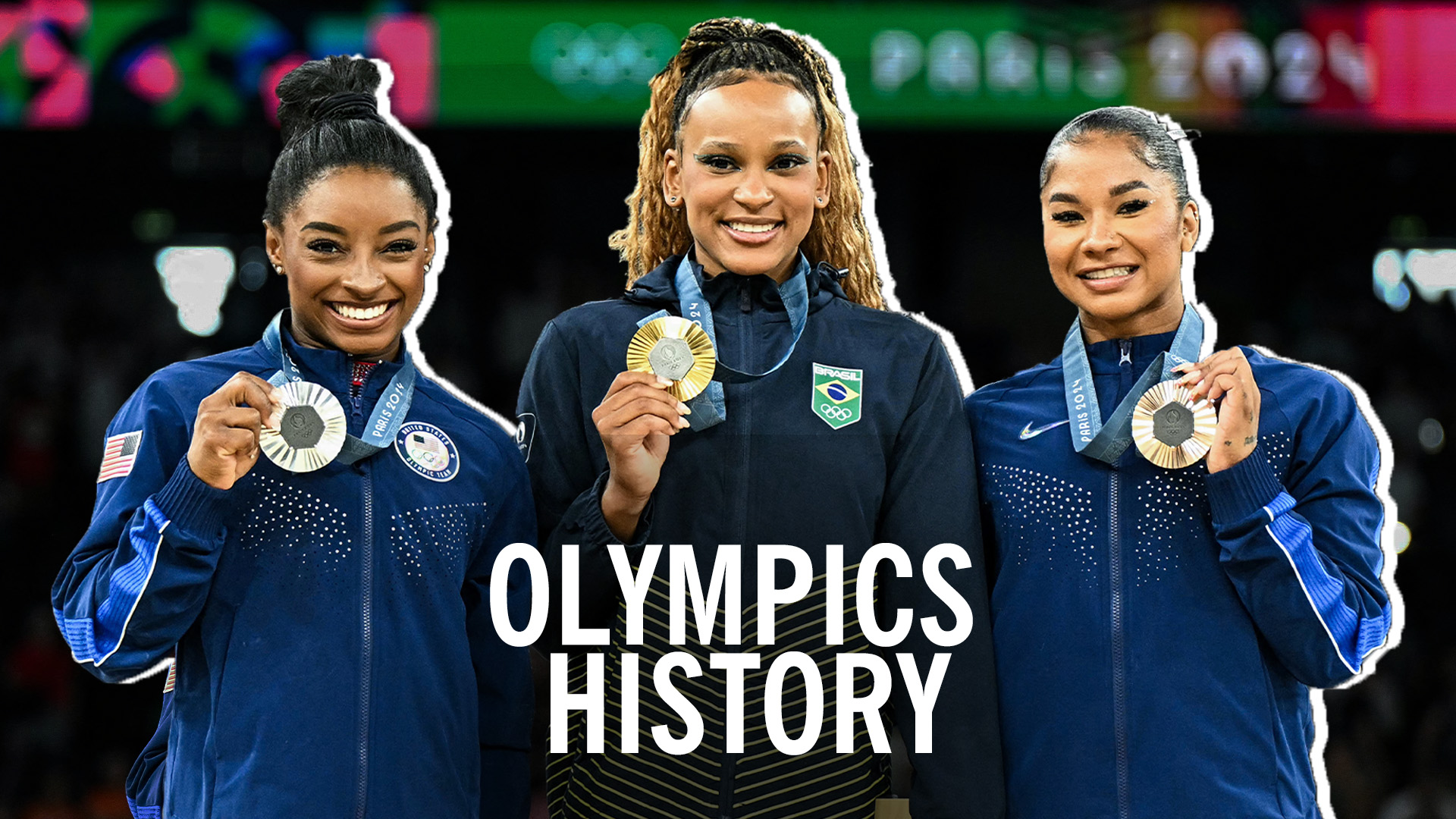 Simone Biles, Jordan Chiles & Rebeca Andrade Make History At 2024 Paris ...