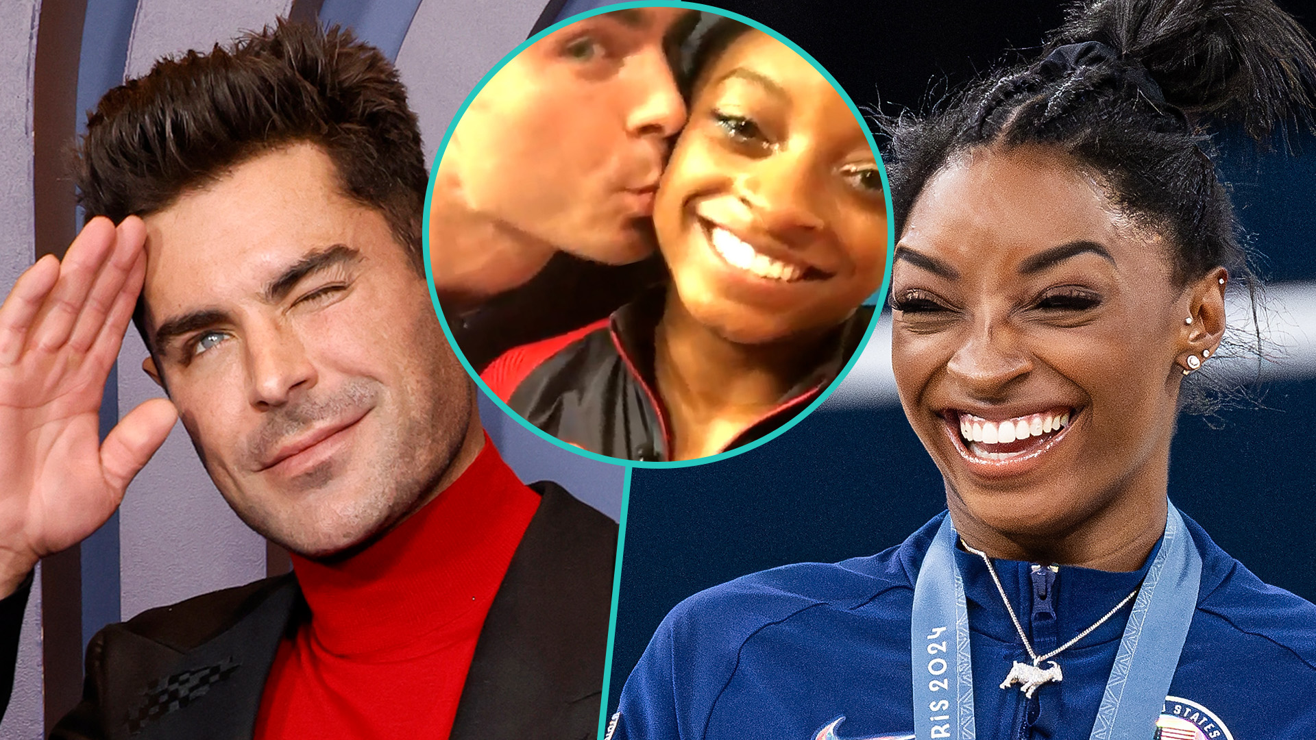 Simone Biles Gets Sweet Paris Olympics Shoutout From Zac Efron 8 Years ...