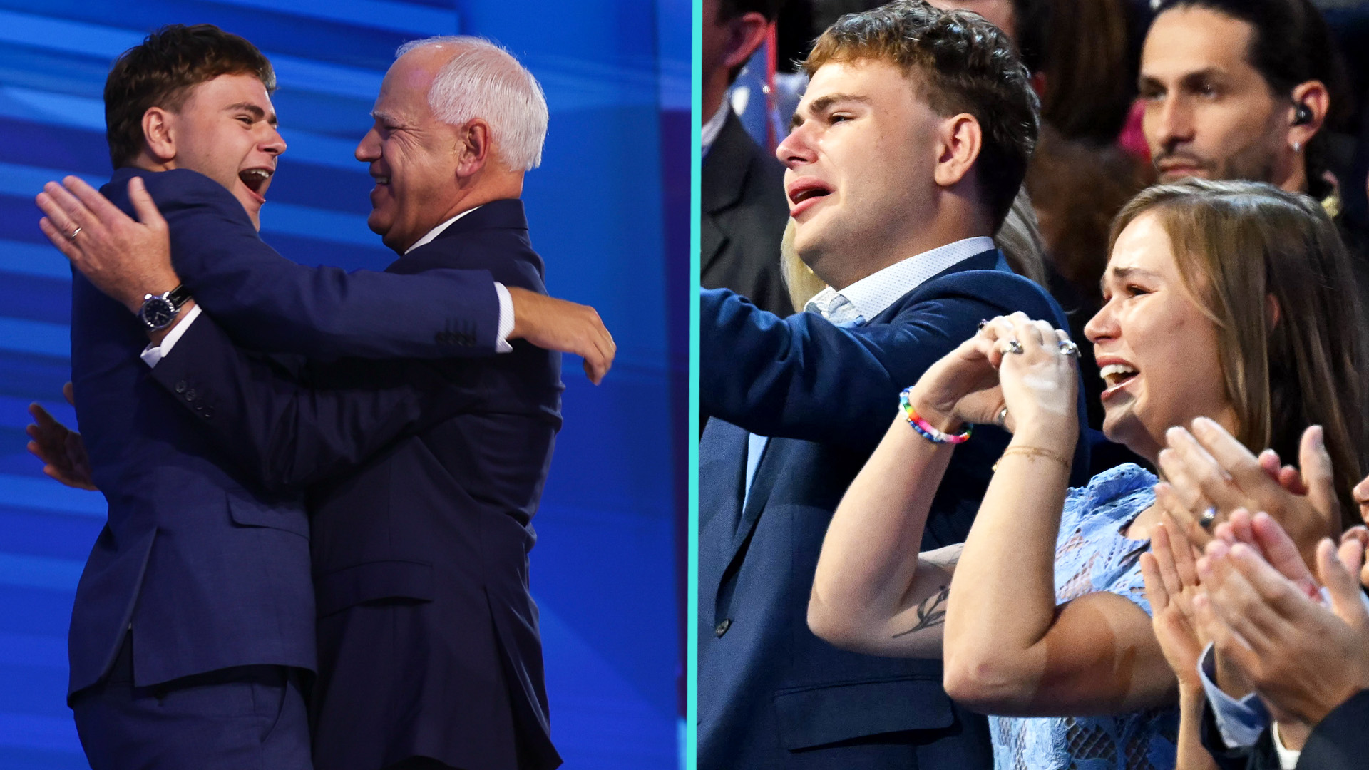 Tim Walz's Son Breaks Down In Tears During Dad's DNC Speech In Sweet ...