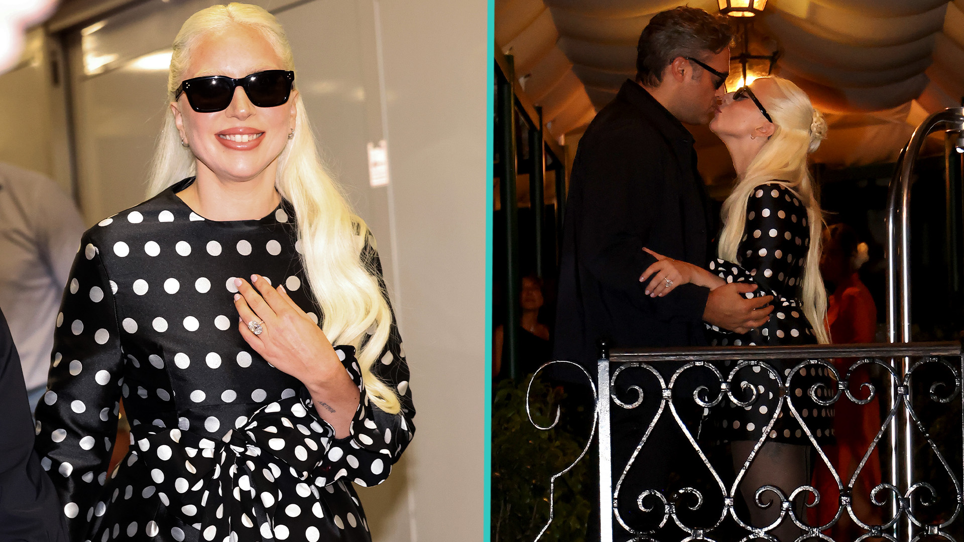 Lady Gaga Flashes Engagement Ring Smiling Alongside Fiancé Michael ...