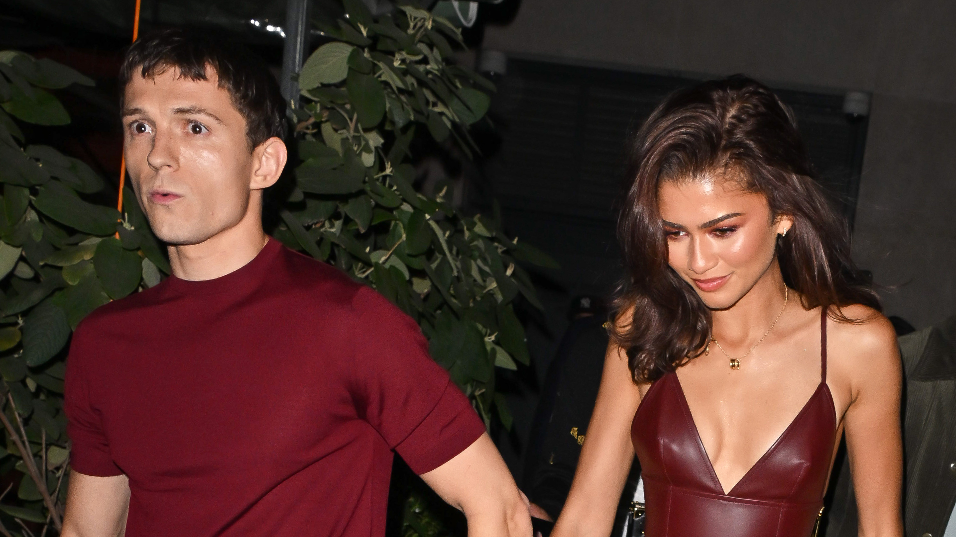 Zendaya & Tom Holland Hold Hands In Color-Coordinated Outfits On NYC Night Out | Access