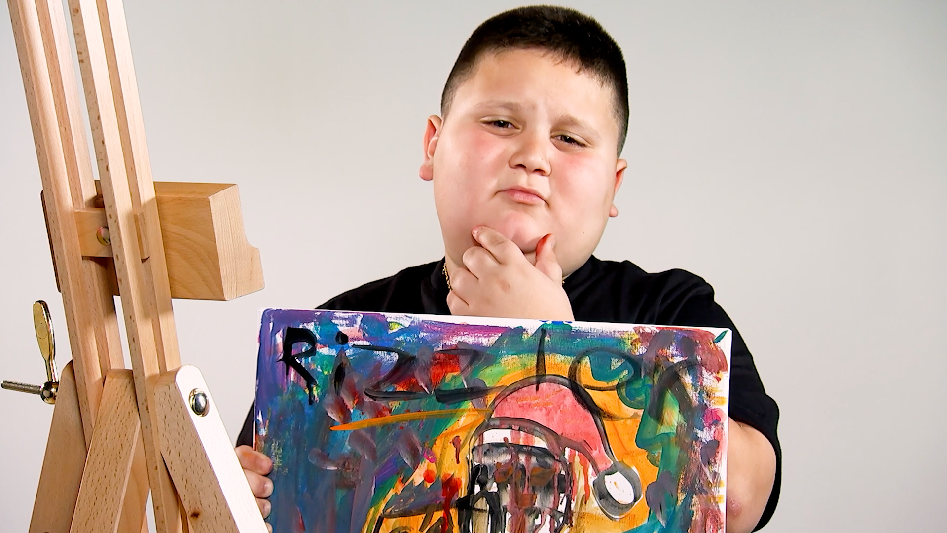 The Rizzler Paints Santa Claus Doing The Rizz Face | Access