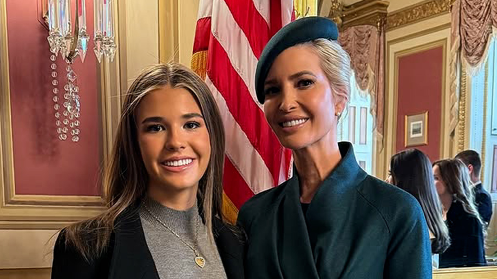 Donald Trump's Granddaughter Kai Sparks Lookalike Comments With Aunt Ivanka In New Inauguration ...