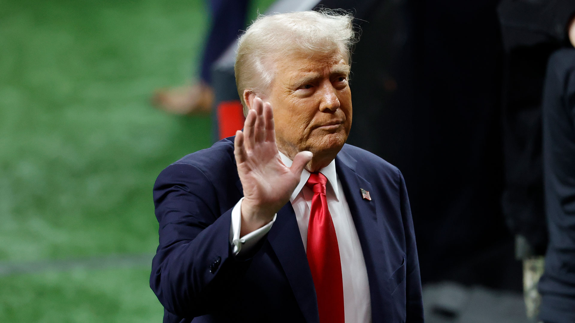 Donald Trump Becomes First Sitting President To Attend The Super Bowl ...