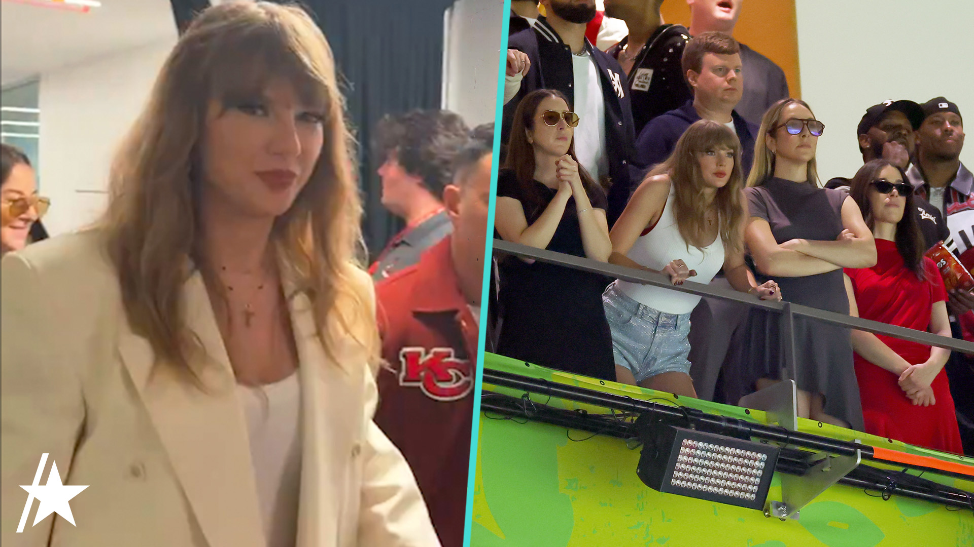 Taylor Swift Wears “T” Necklace as She Returns to Super Bowl To Cheer On Travis Kelce | Access