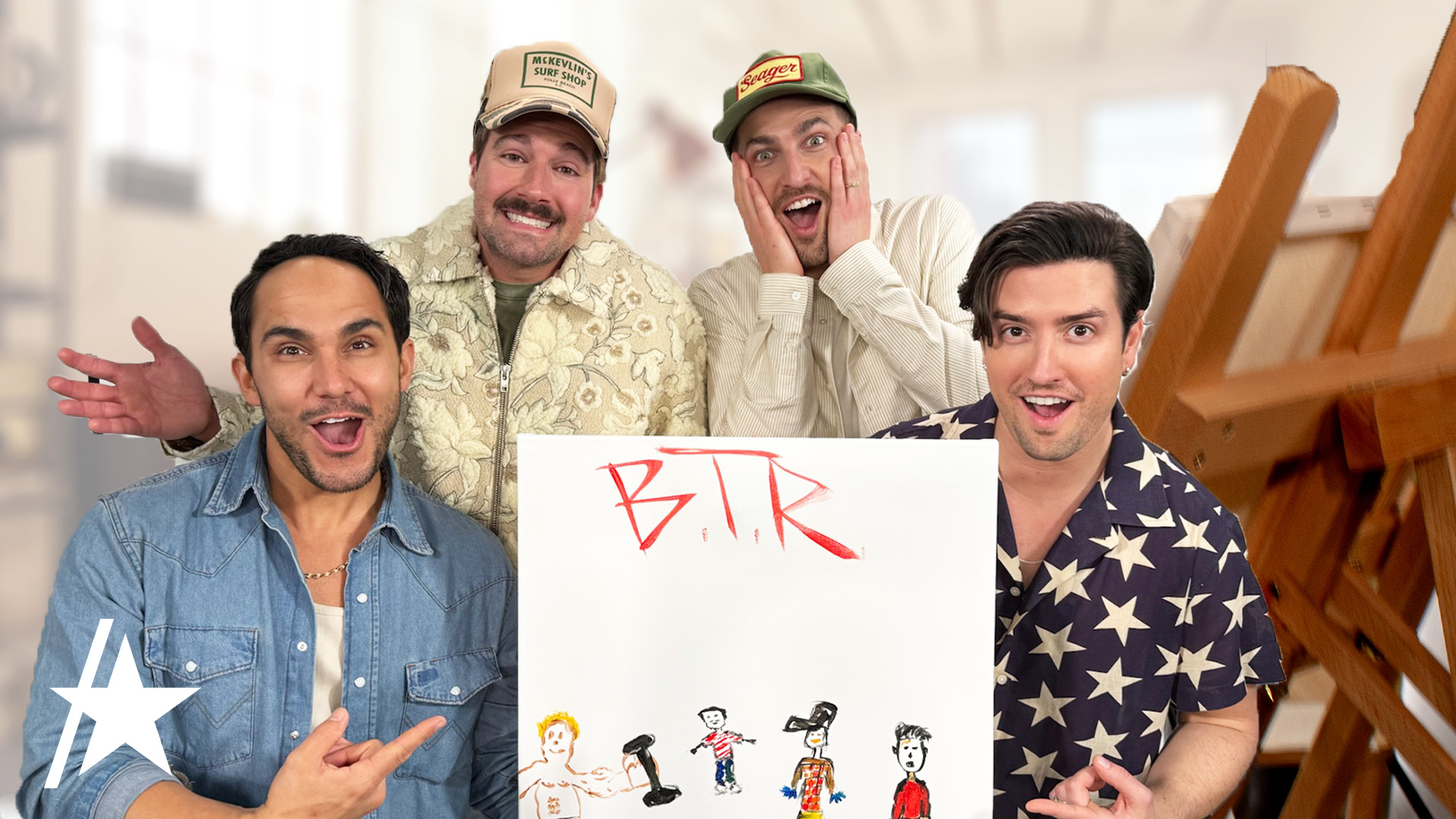Big Time Rush Reflect About Touring With One Direction While Painting ...