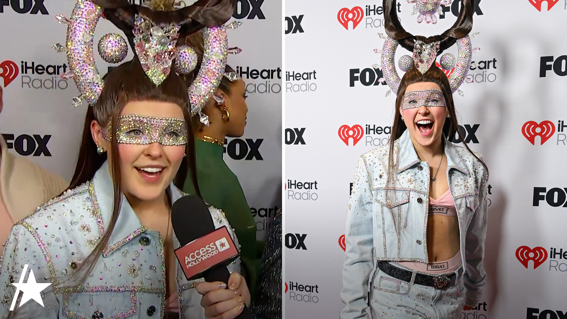 JoJo Siwa On Her Wild iHeart Radio Awards Look & Talks New Music | Access