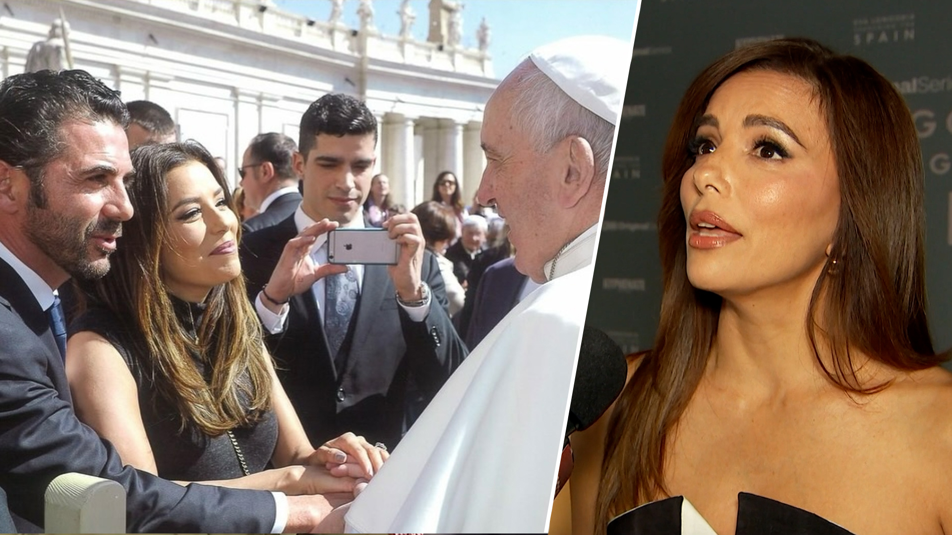 Eva Longoria Remembers Special Moment Where Pope Francis Blessed Her ...