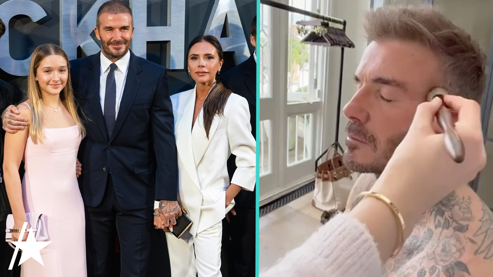 Harper Beckham Gives Dad David Beckham A Makeover As Mom Victoria ...
