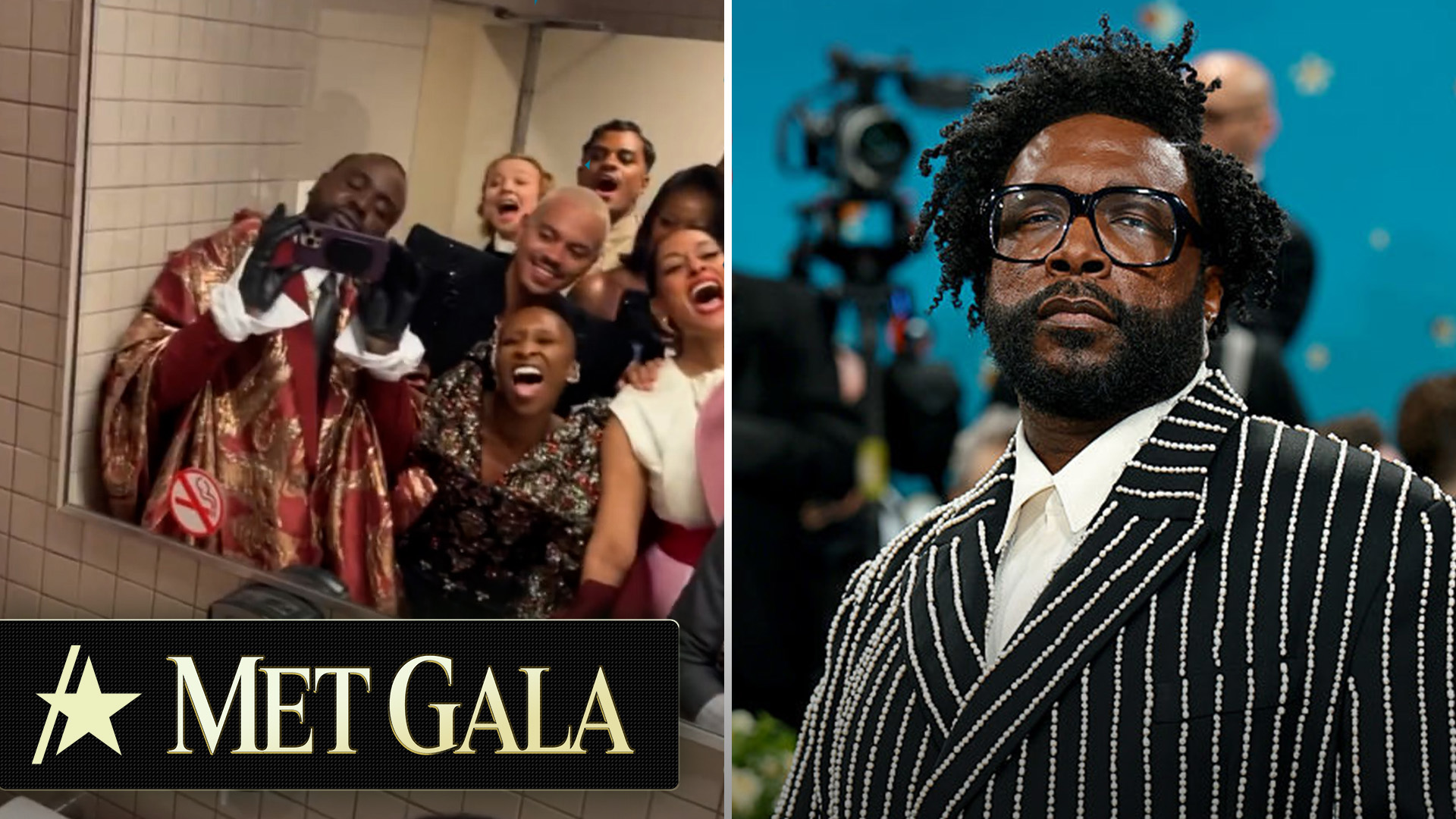 Questlove Breaks 'No Phone' Rule to Take a Star-Studded Bathroom Selfie ...