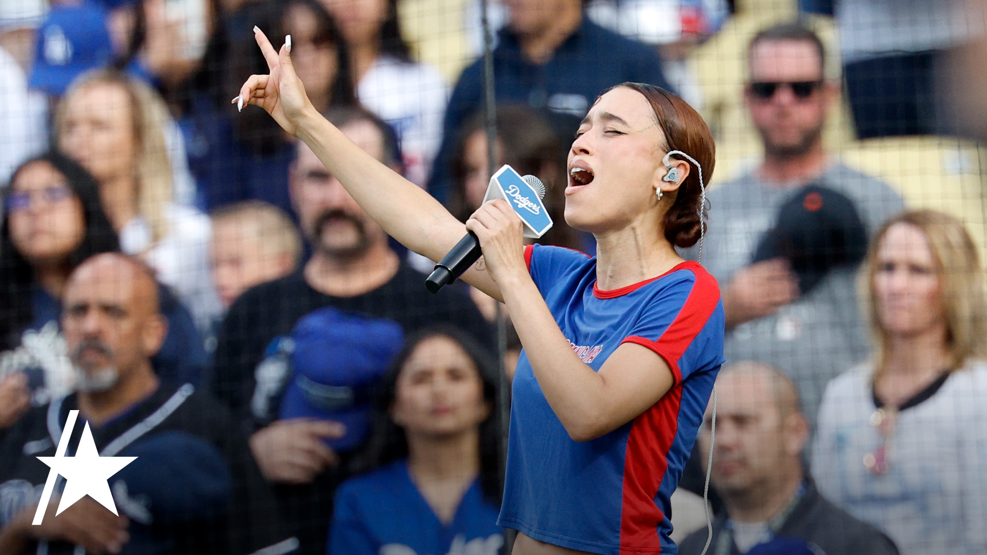 Nezza Sings National Anthem In Spanish At Dodger Stadium In Protest ...