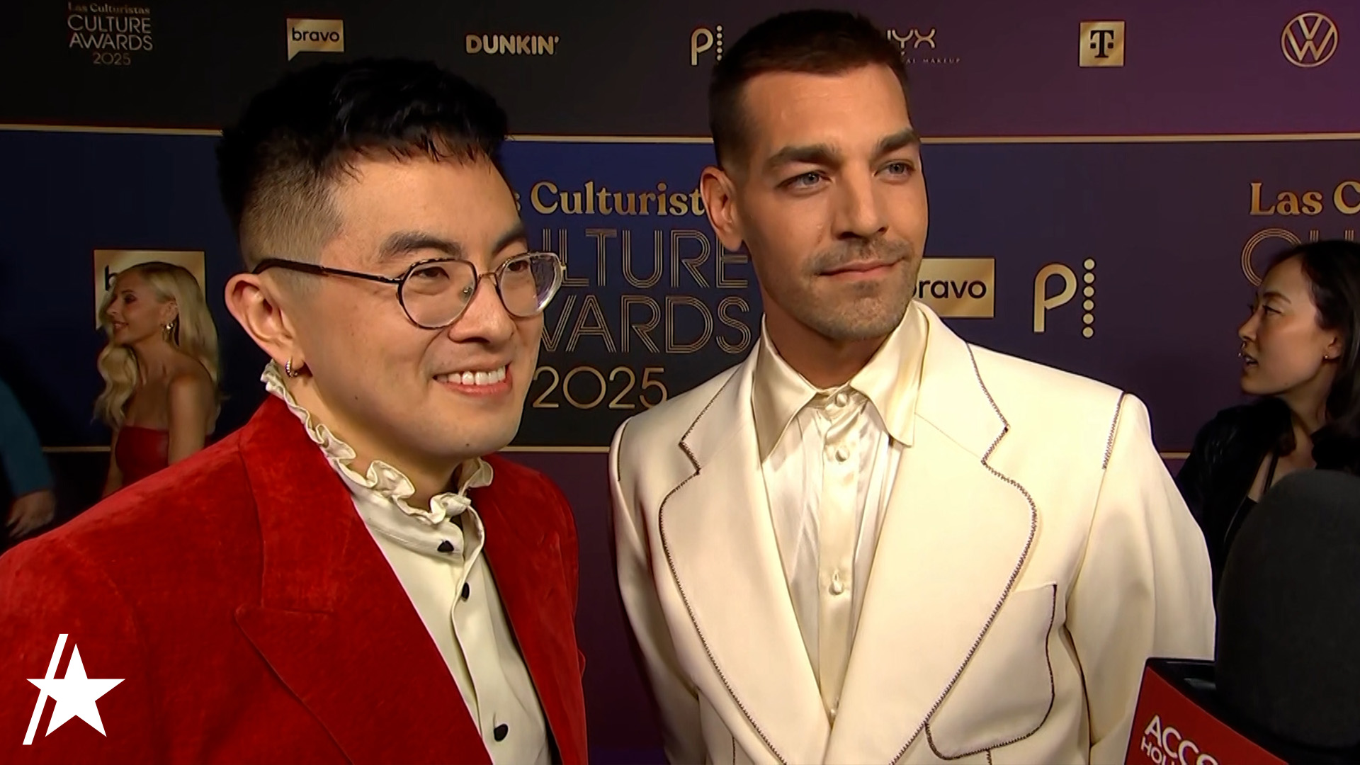 Bowen Yang & Matt Rogers Praise Jamie Lee Curtis' Individuality: 'She's A Legend' | Access