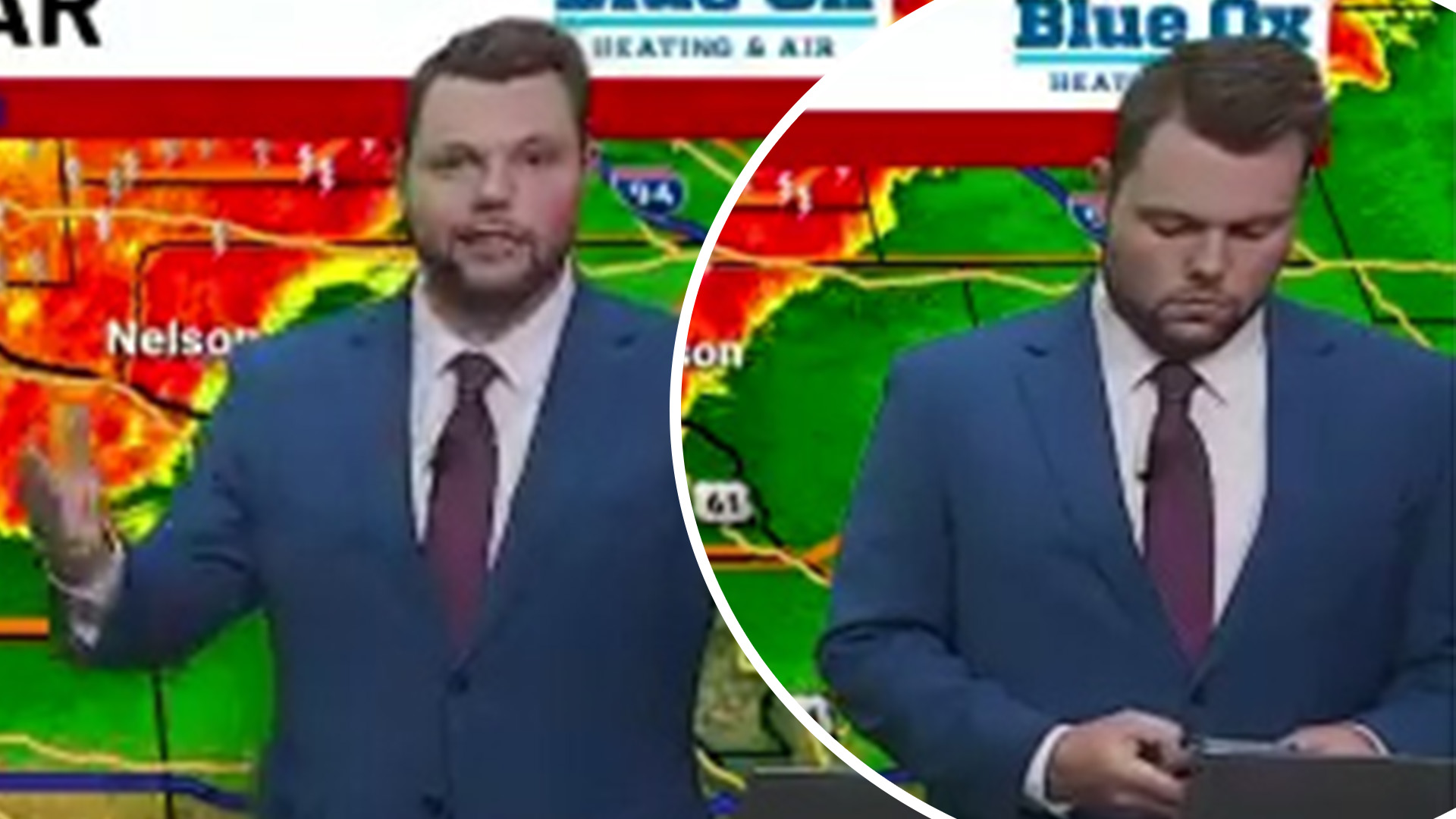 Meteorologist Fires Back At Criticism For Texting His Wife On-Air ...