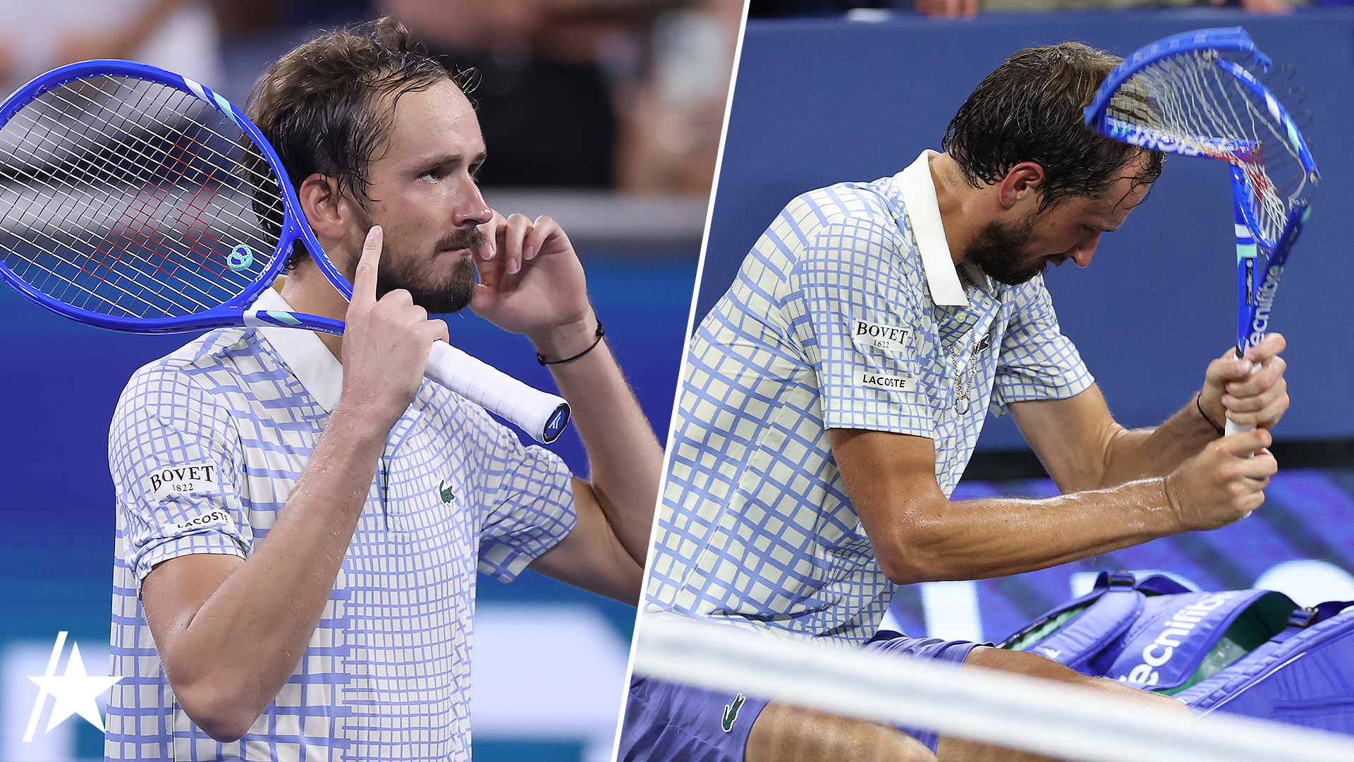 Daniil Medvedev's Smashes His Racket In Viral U.S. Open Meltdown | Access