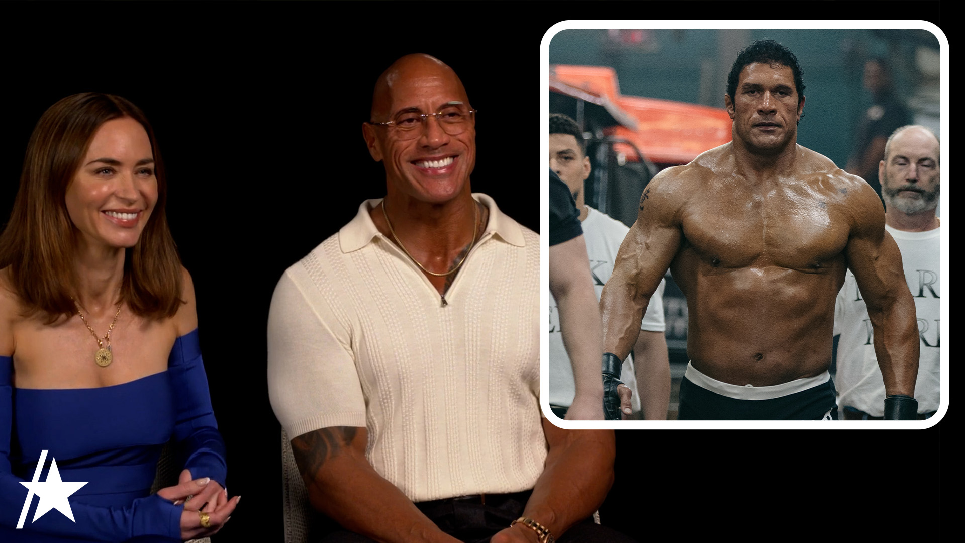 Emily Blunt Says Dwayne Johnson's Transformation In 'The Smashing ...