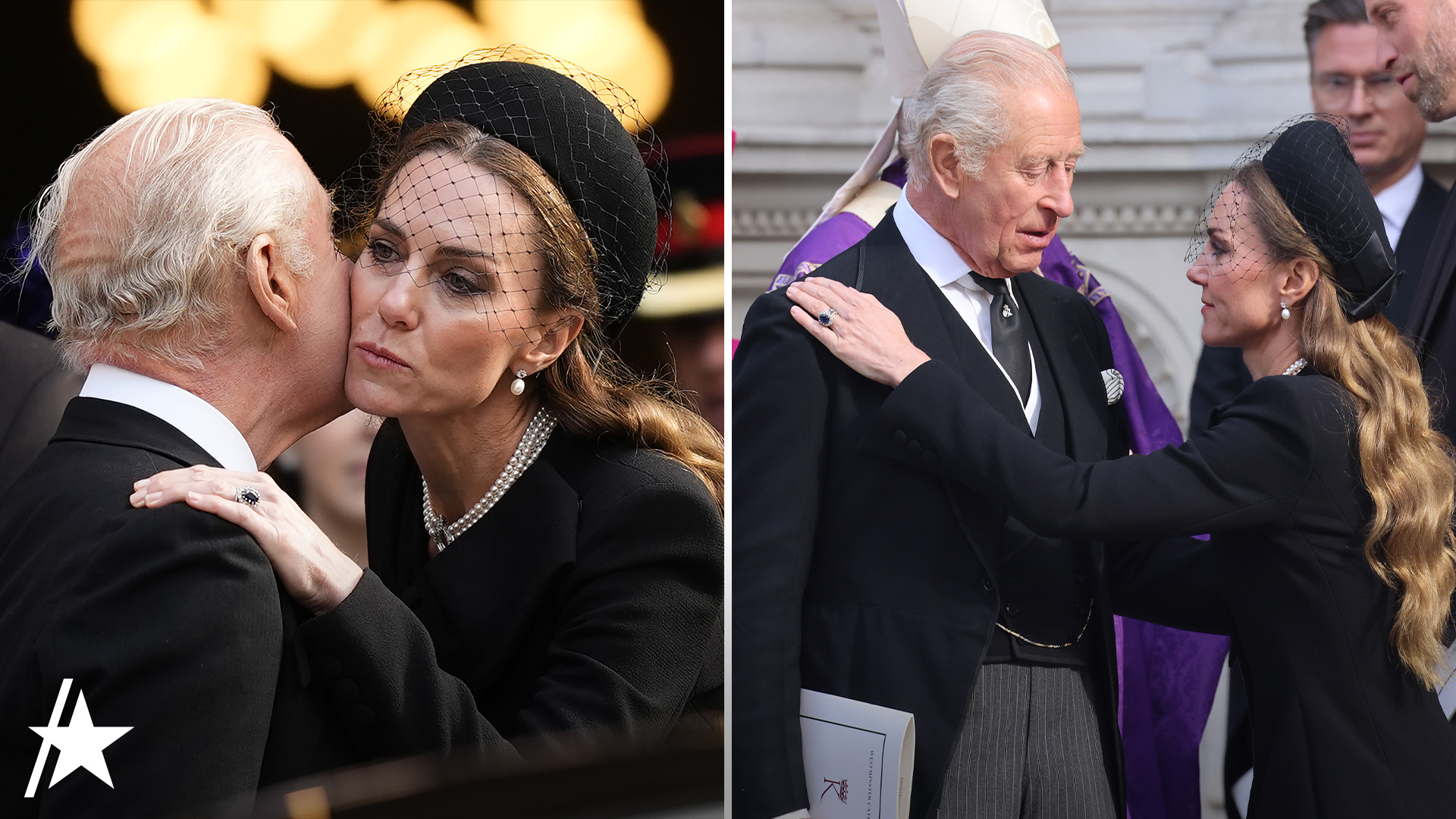 Kate Middleton Gives King Charles Kiss & Curtsy Outside Duchess Of Kent ...