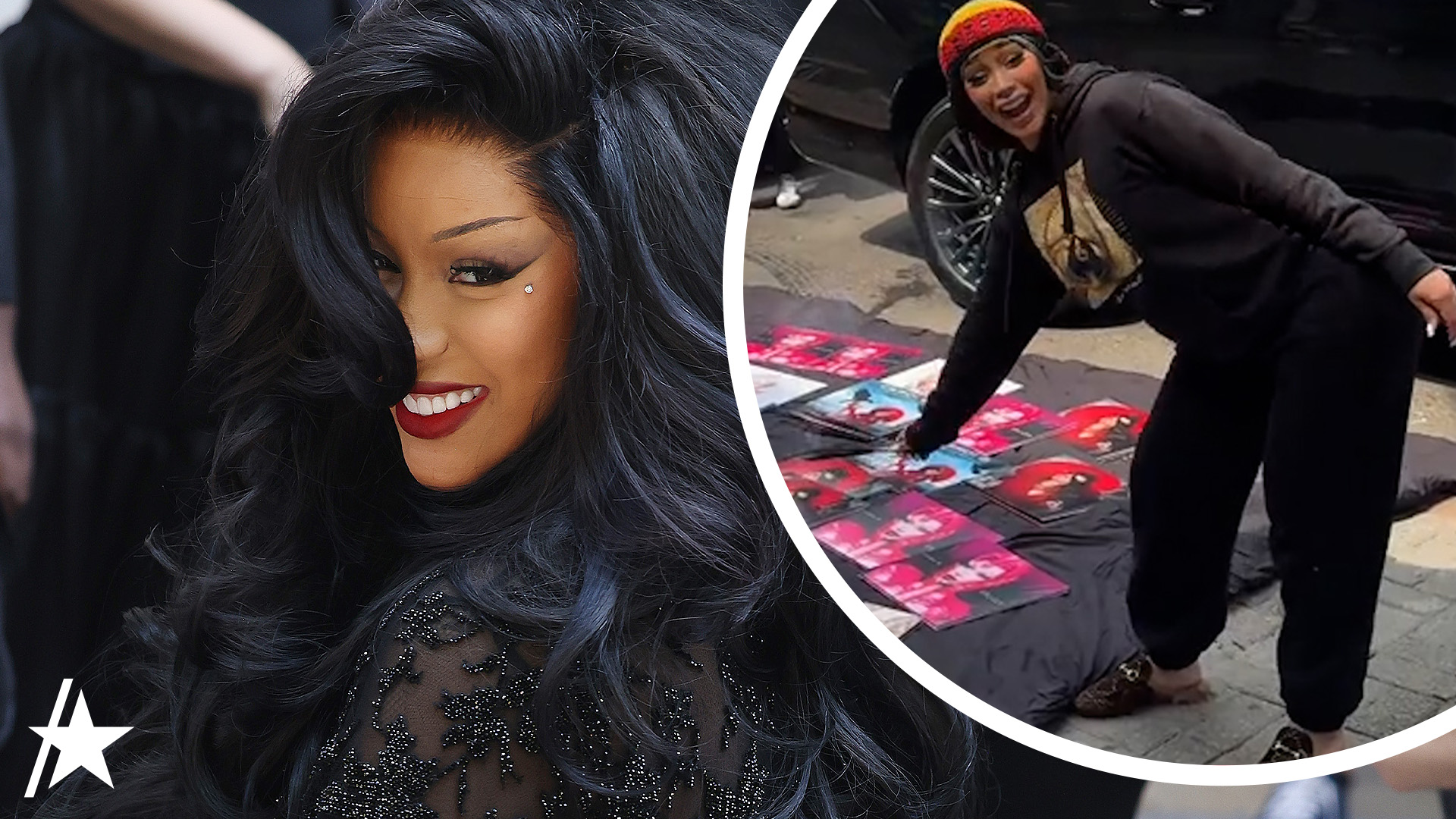 Cardi B Sells Upcoming 'Am I the Drama?' Album On The Street In Viral ...