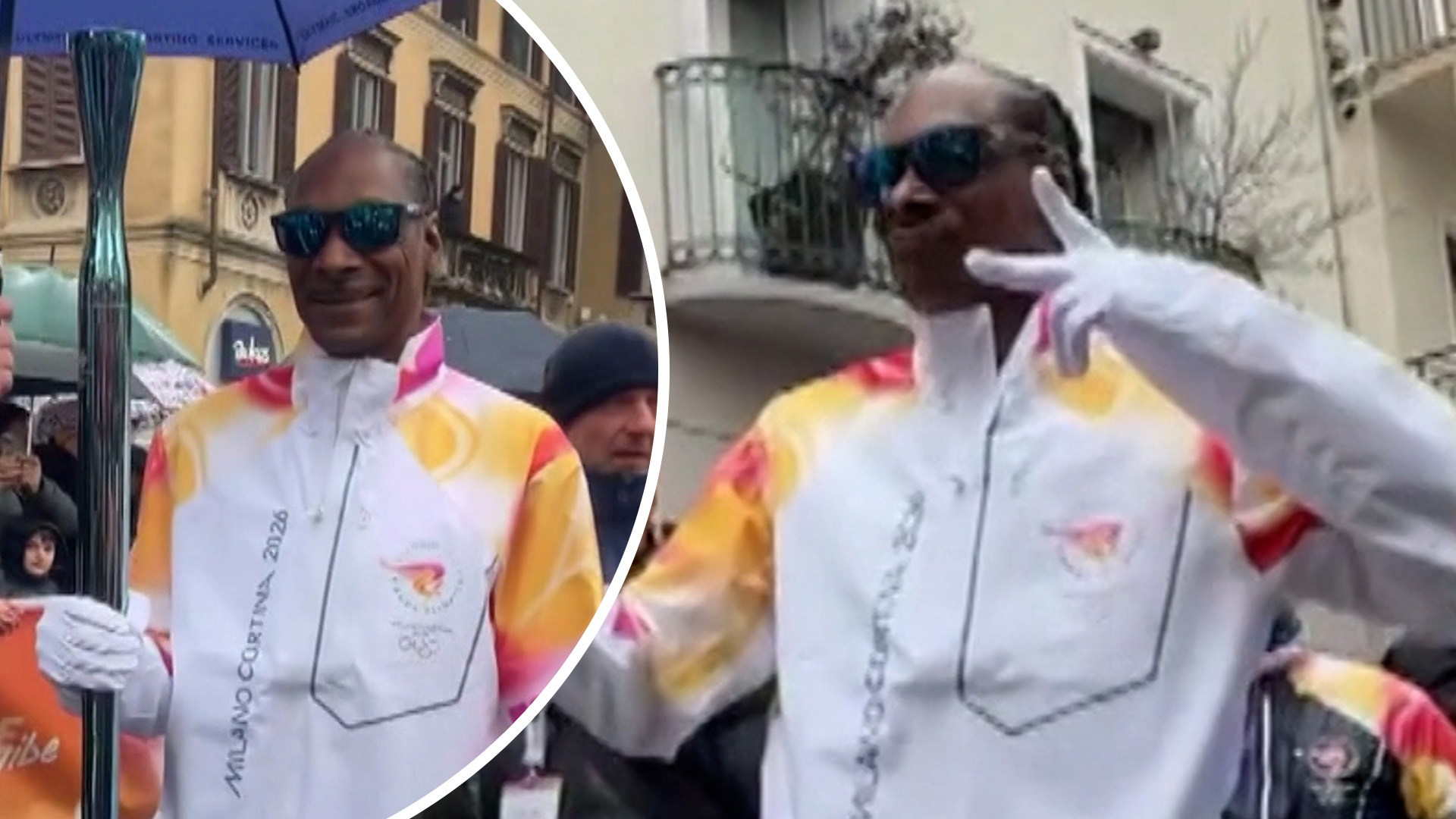 Snoop Dogg Carries Olympic Torch Ahead Of Milan-Cortina Winter Olympics ...