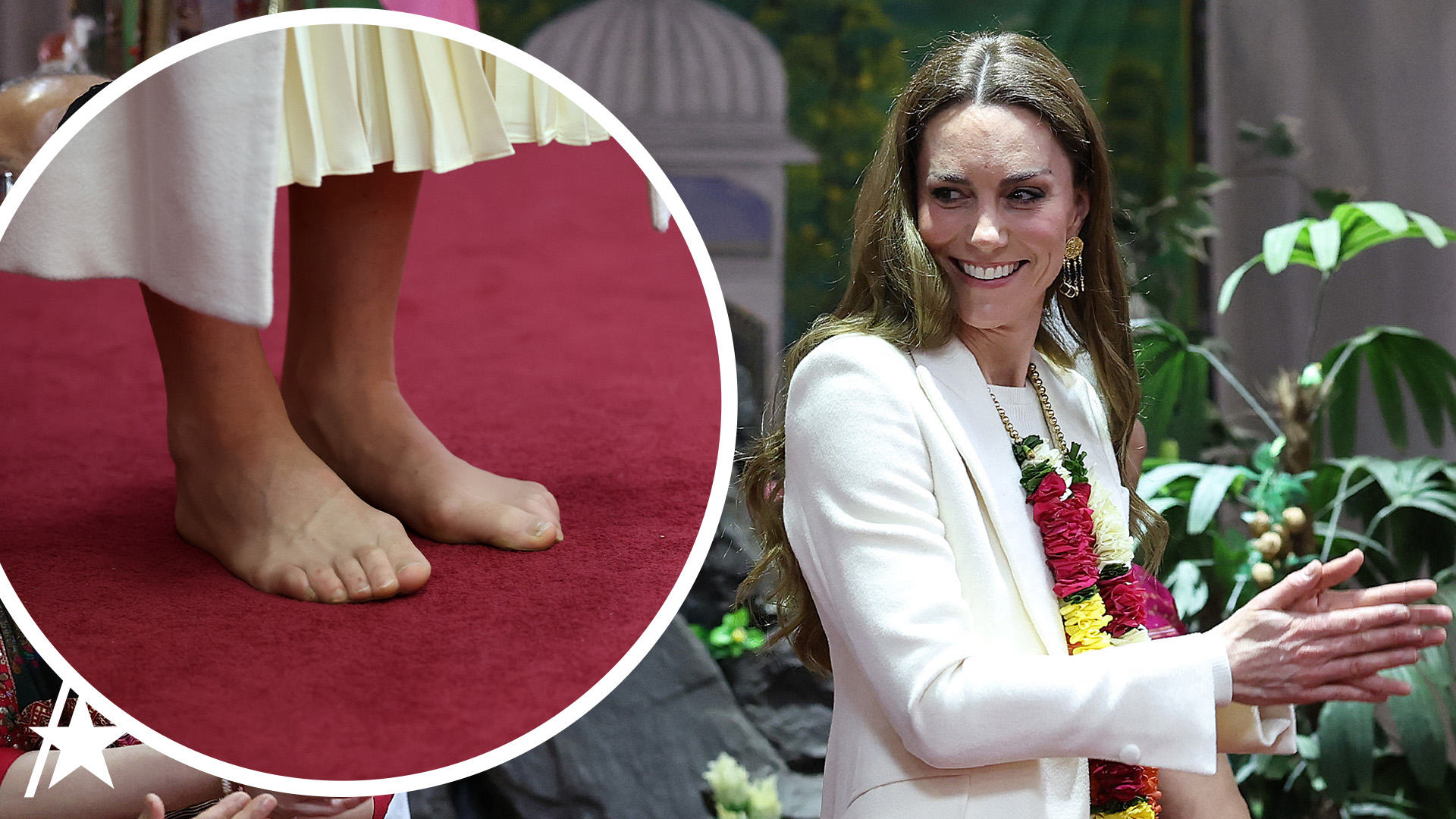 Kate Middleton Goes Barefoot & Dances During Visit To Hindu Temple | Access